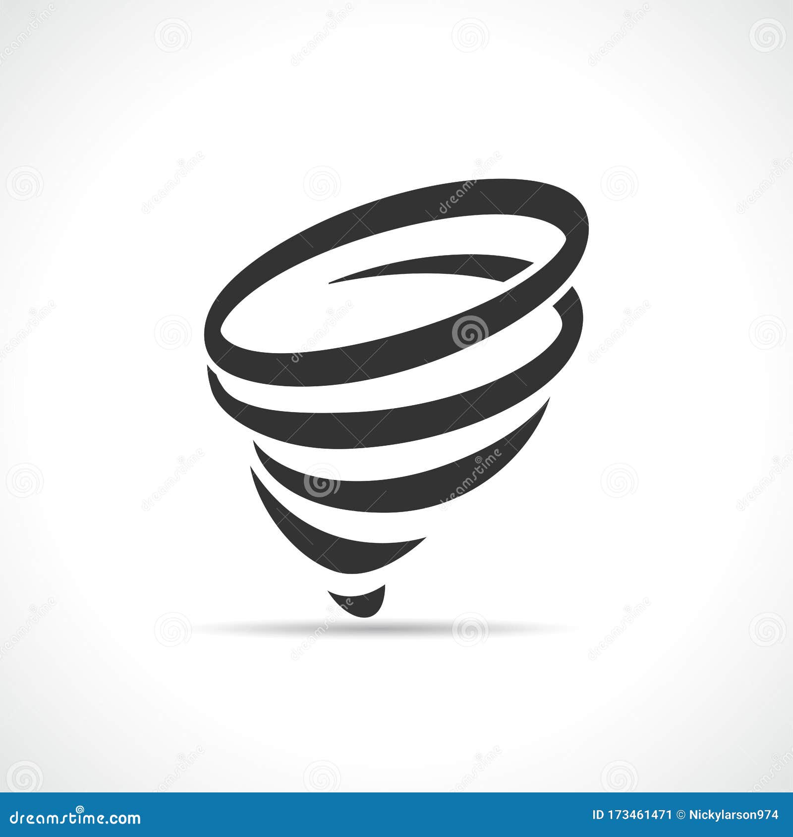 Funnel Symbol Template. Infographics Design Element With 5 Steps ...