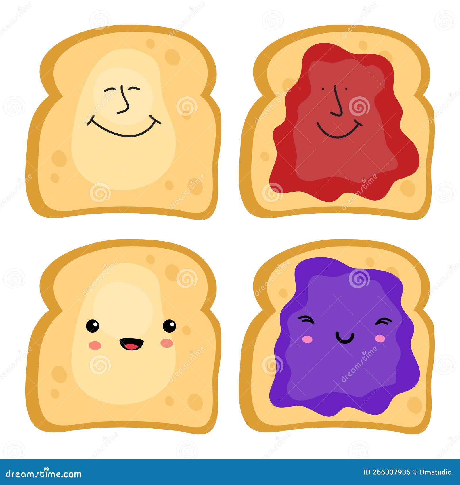 Toast Cartoon Funny