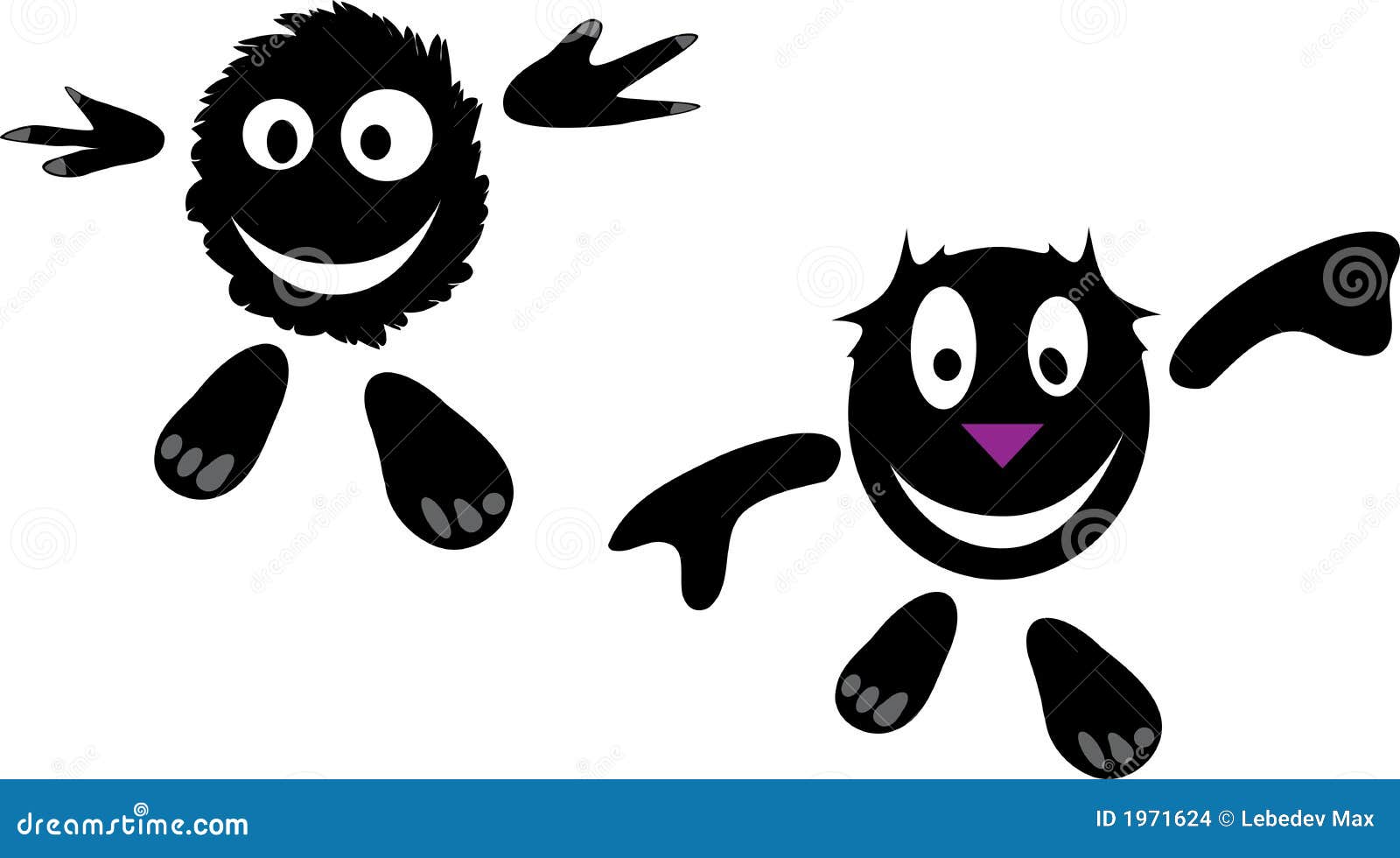 Vector funny cartoons stock vector. Illustration of comics - 1971624