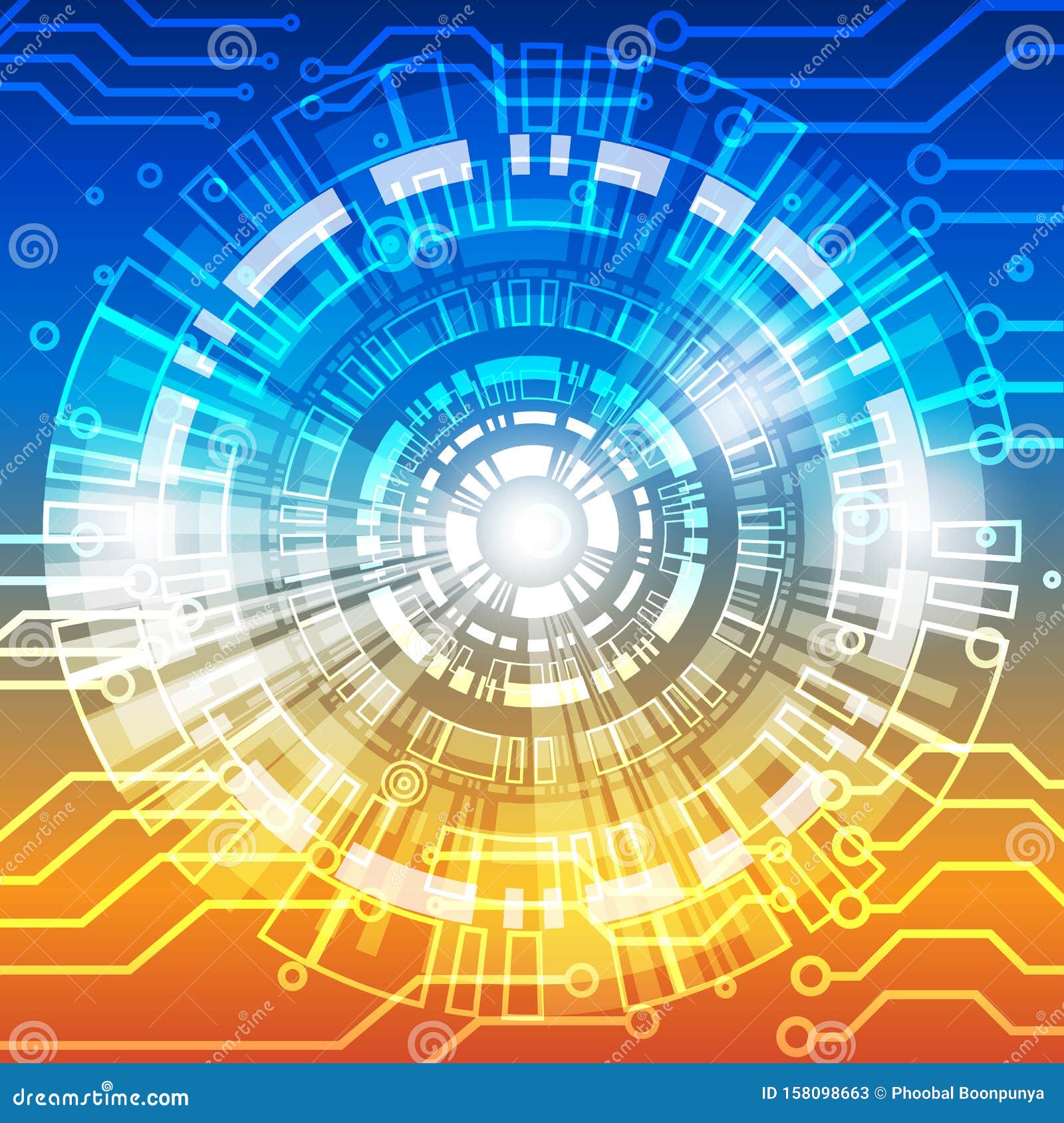 Vector Future Digital Speed Technology Concept, Abstract Background ...