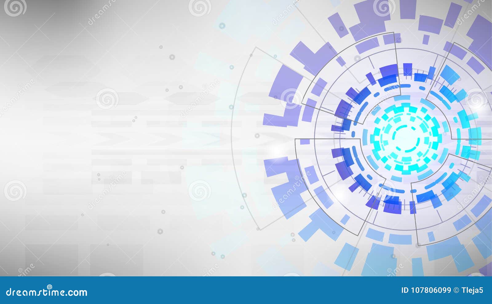 Future Technology Concept Abstract White Background Stock Vector ...