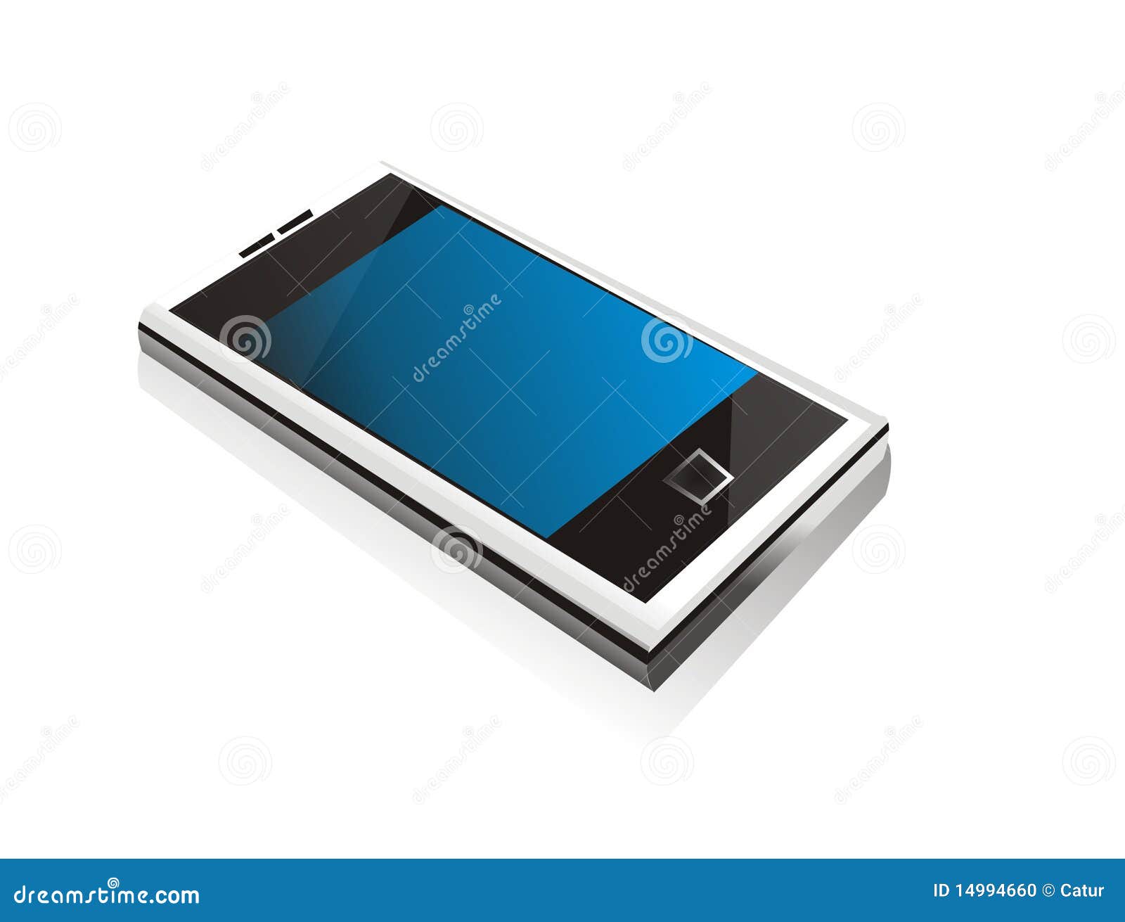 Vector Futuristic Cool Mobile Phone Stock Vector - Illustration of ...