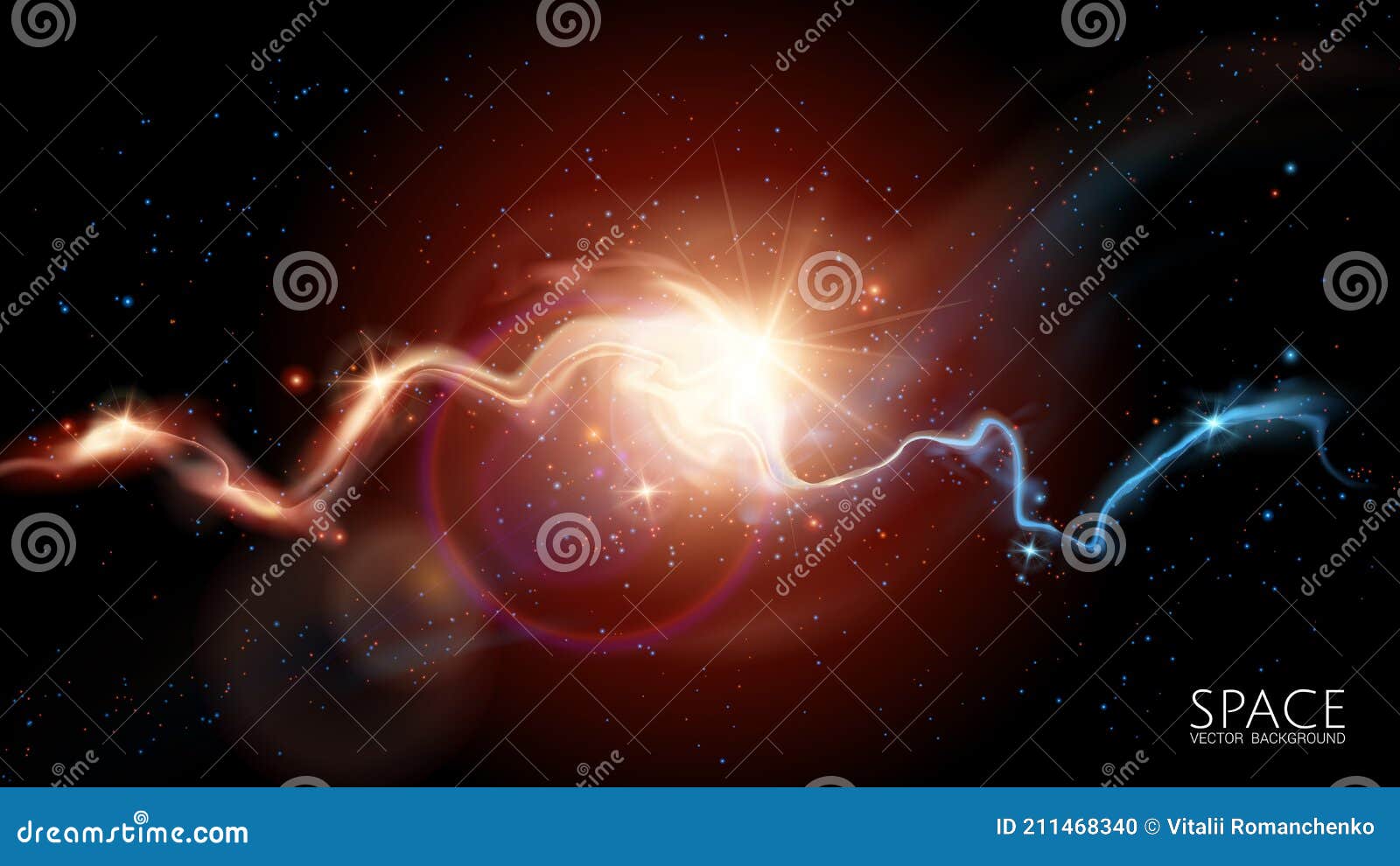 Sun Plasma Flares. Solar Storm, Solar Flares Royalty-Free Illustration ...