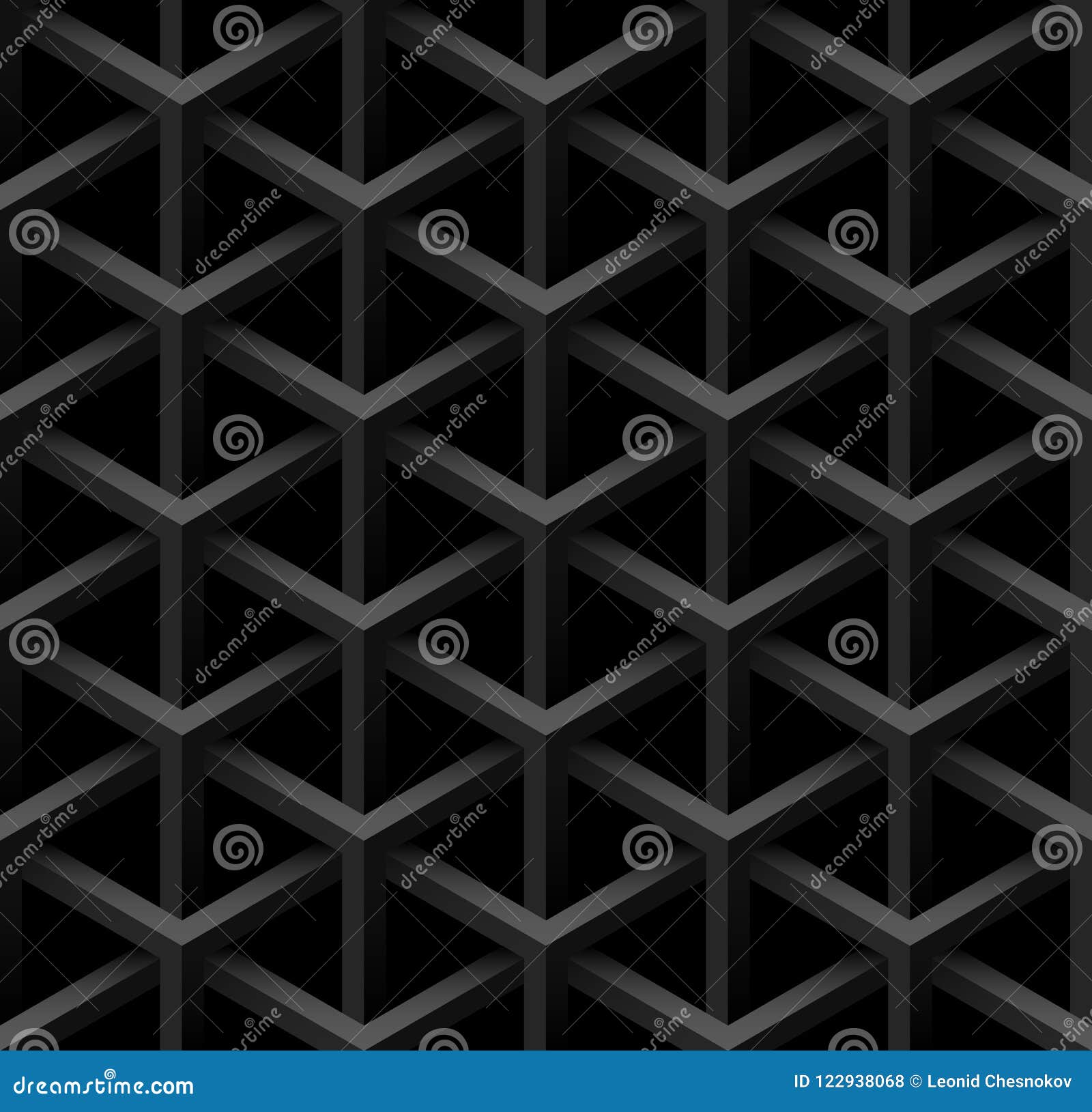 Vector Futuristic Texture Seamless Pattern Stock Vector - Illustration ...