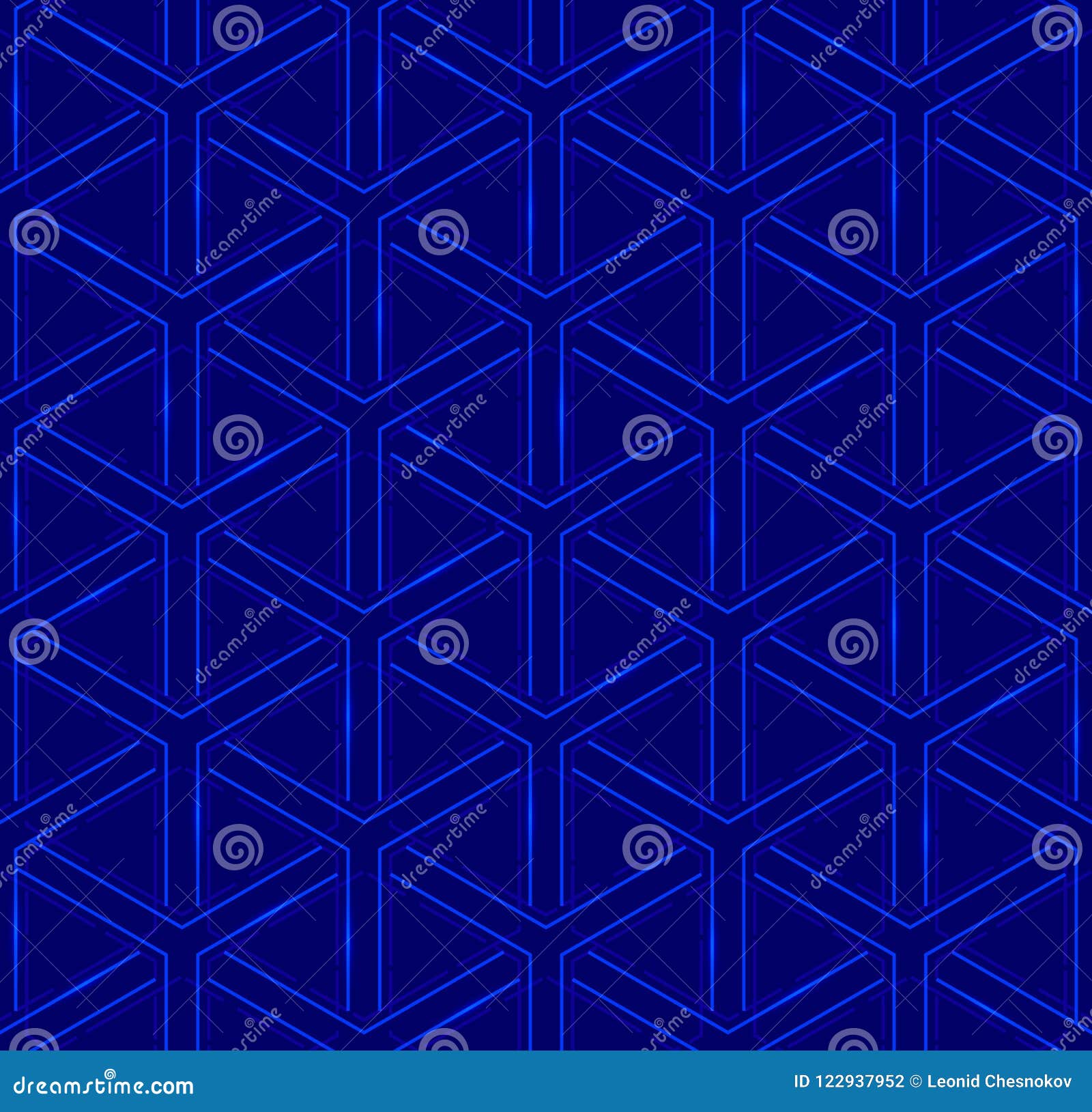 Vector Futuristic Texture Seamless Pattern Stock Vector - Illustration ...