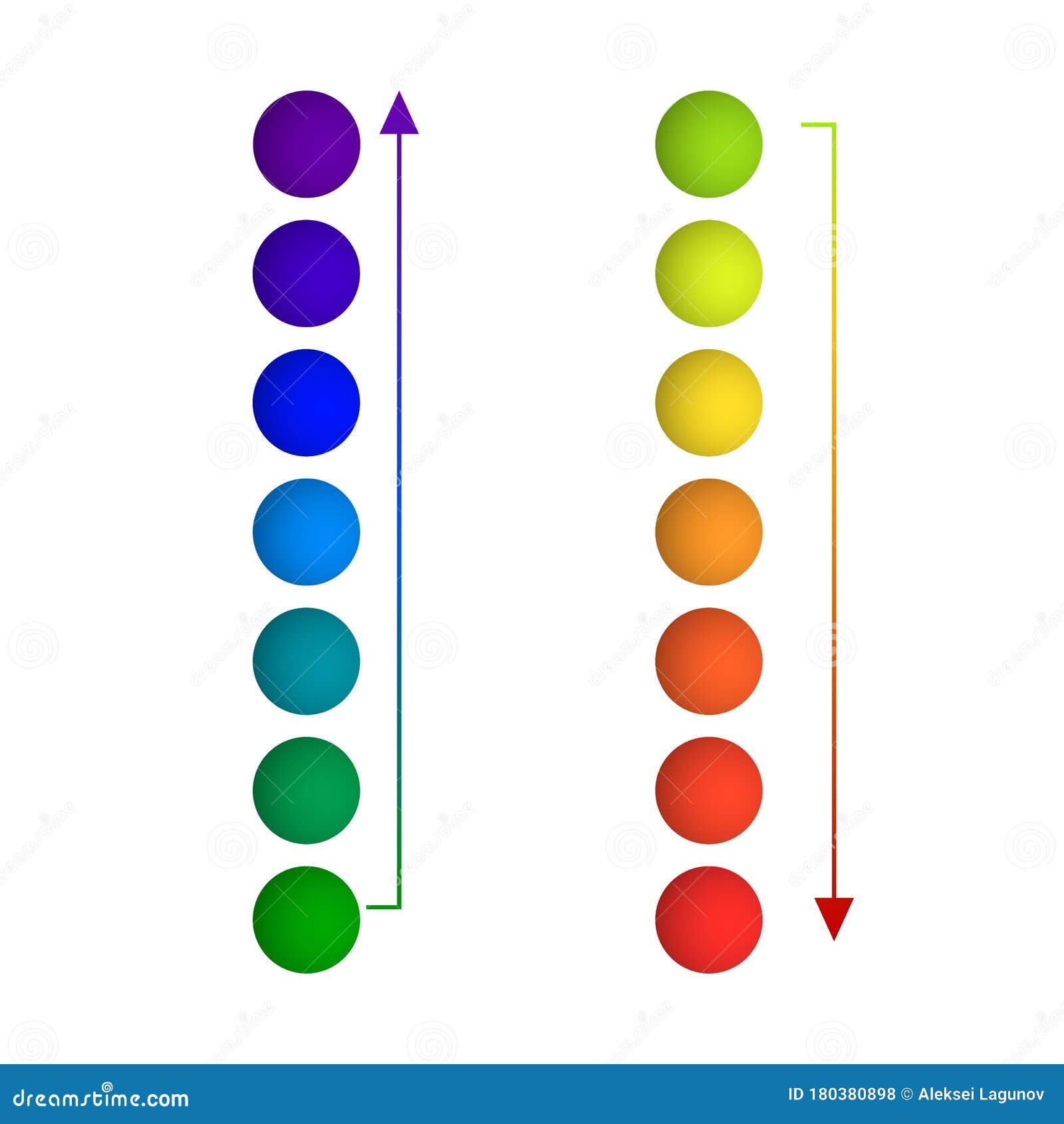 Vector Gaphic Design Elements Isoalted on White Background, Rainbow ...