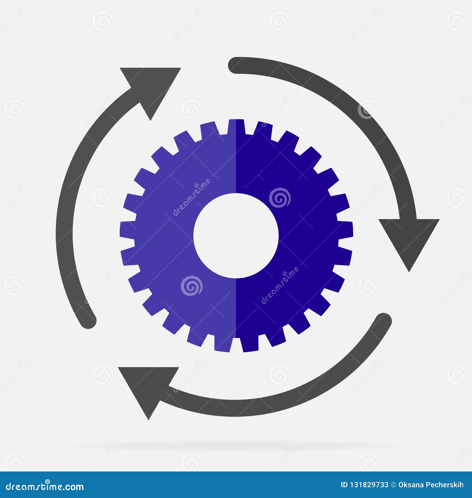 Arrows Workflow Steps. Global Business Process Graph, Step To Success ...