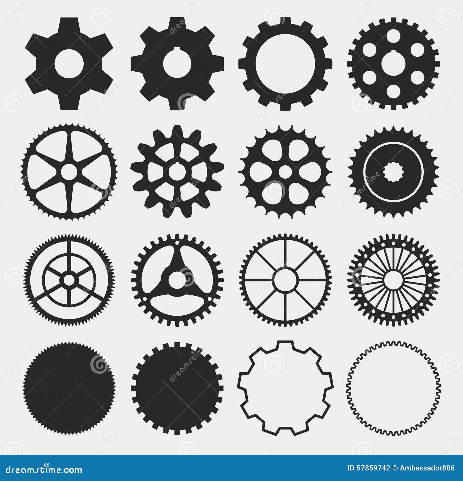 Machine Gears Vector