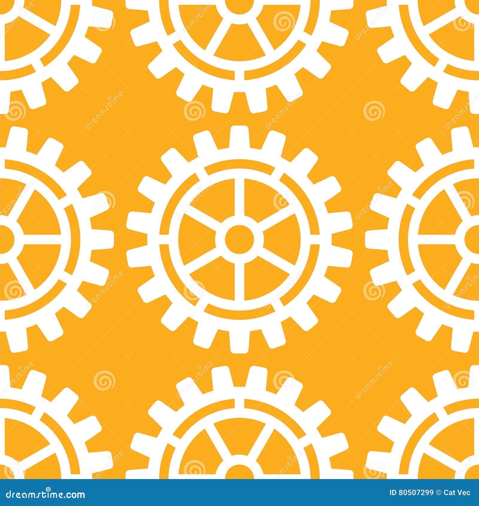 Vector Gears Icons Seamless Patterns Stock Vector - Illustration of ...