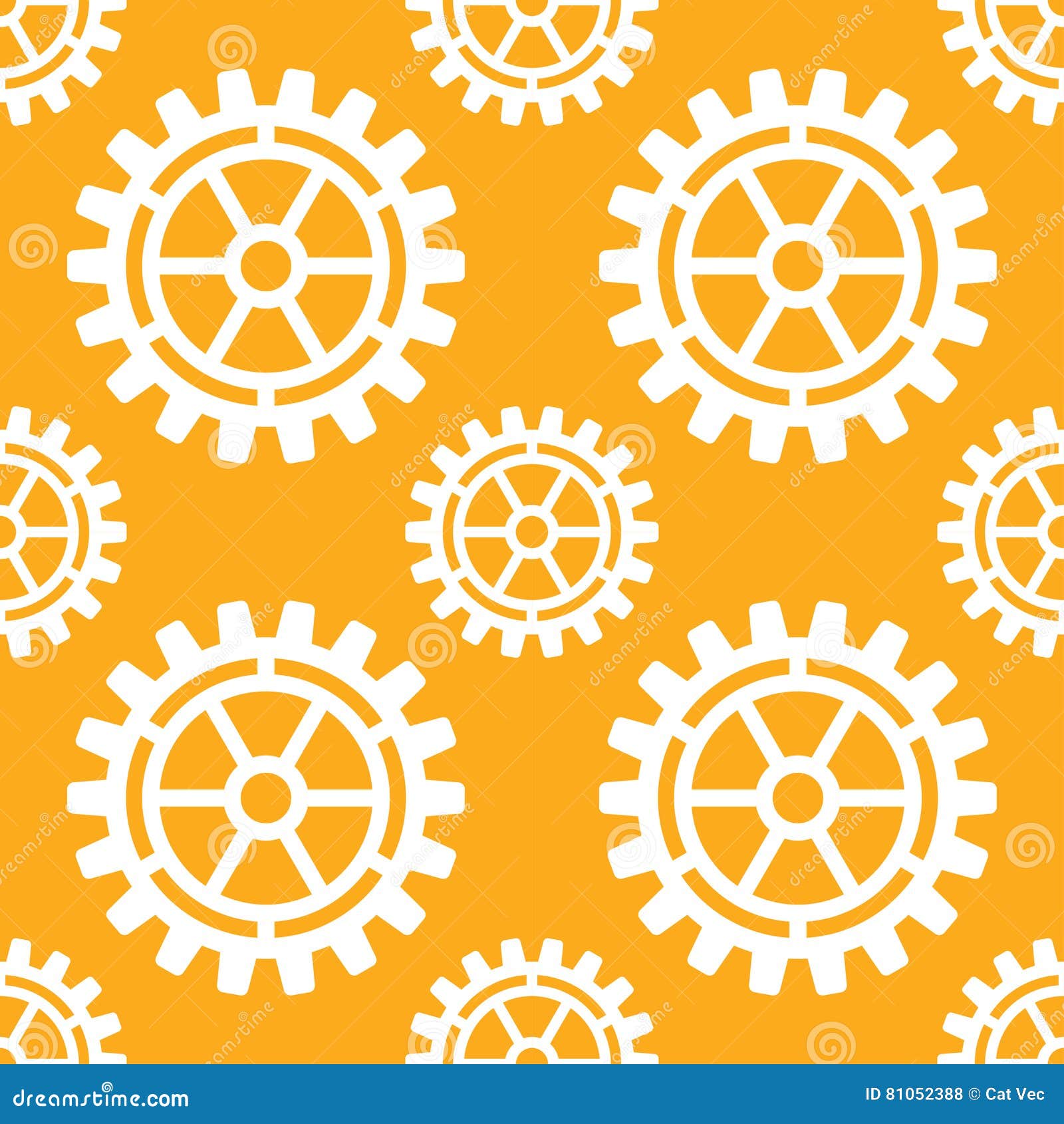 Vector Gears Icons Seamless Patterns Stock Vector - Illustration of ...