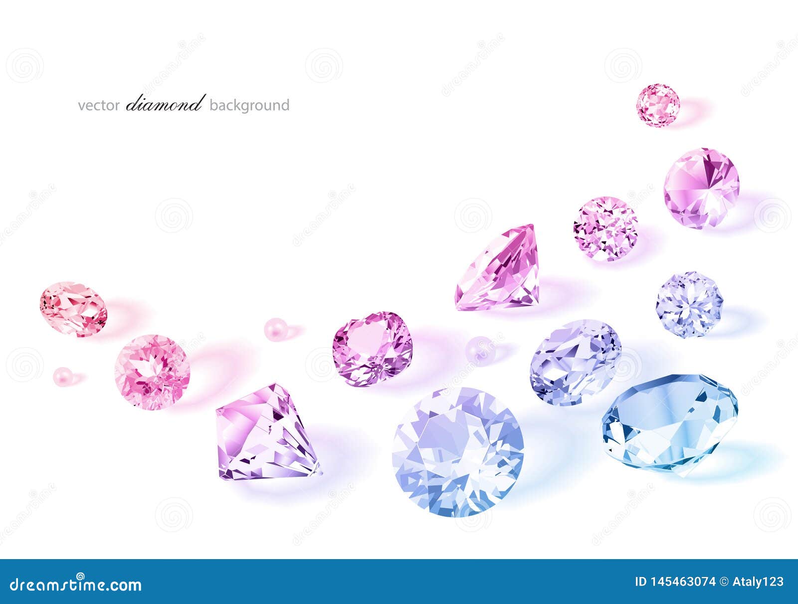 Vector gems background stock vector. Illustration of pattern - 145463074