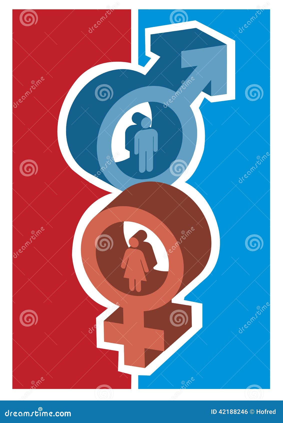 Vector Gender stock vector. Illustration of feminist - 42188246