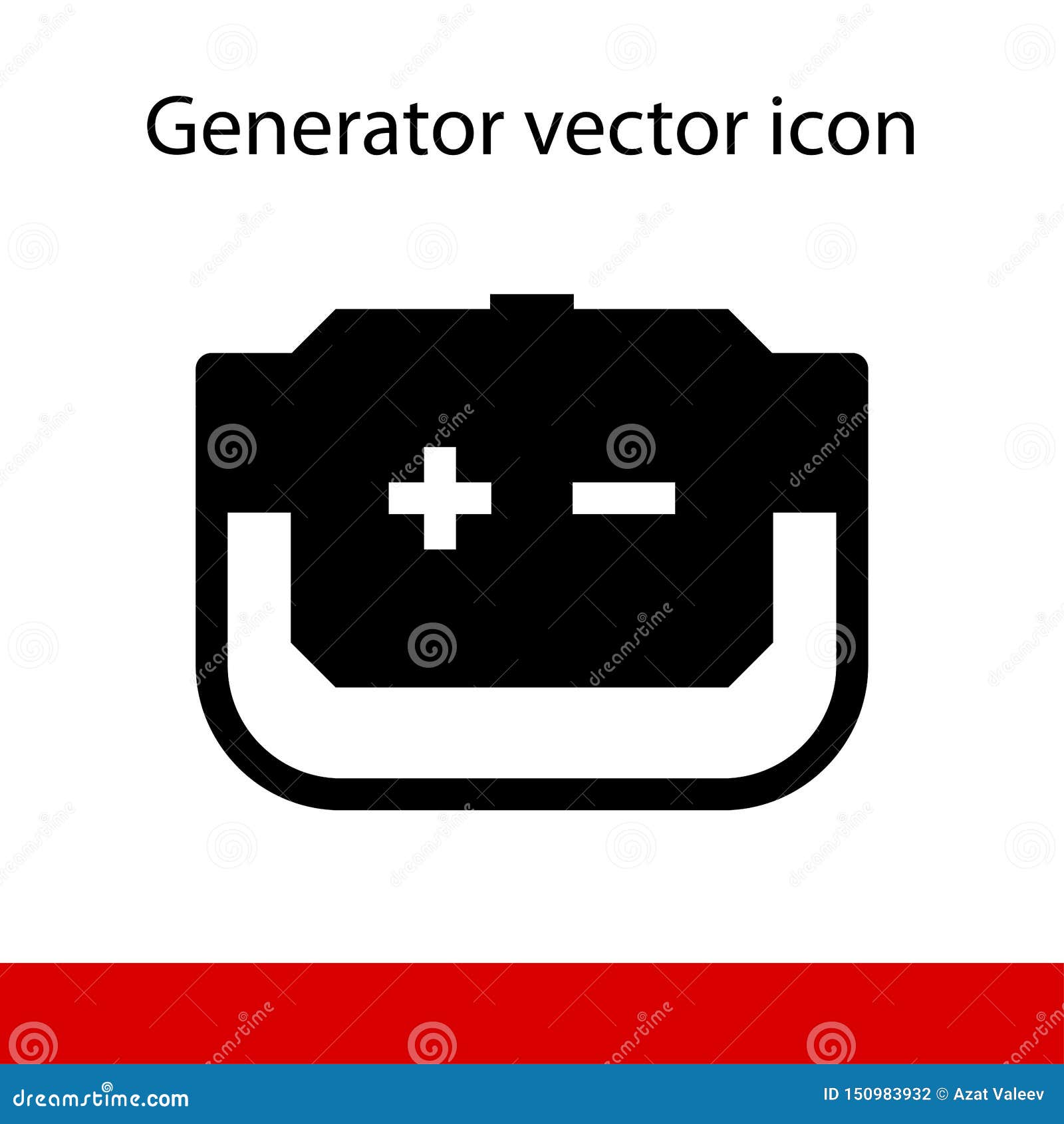 Vector Generator Icon stock illustration. Illustration of electrical ...