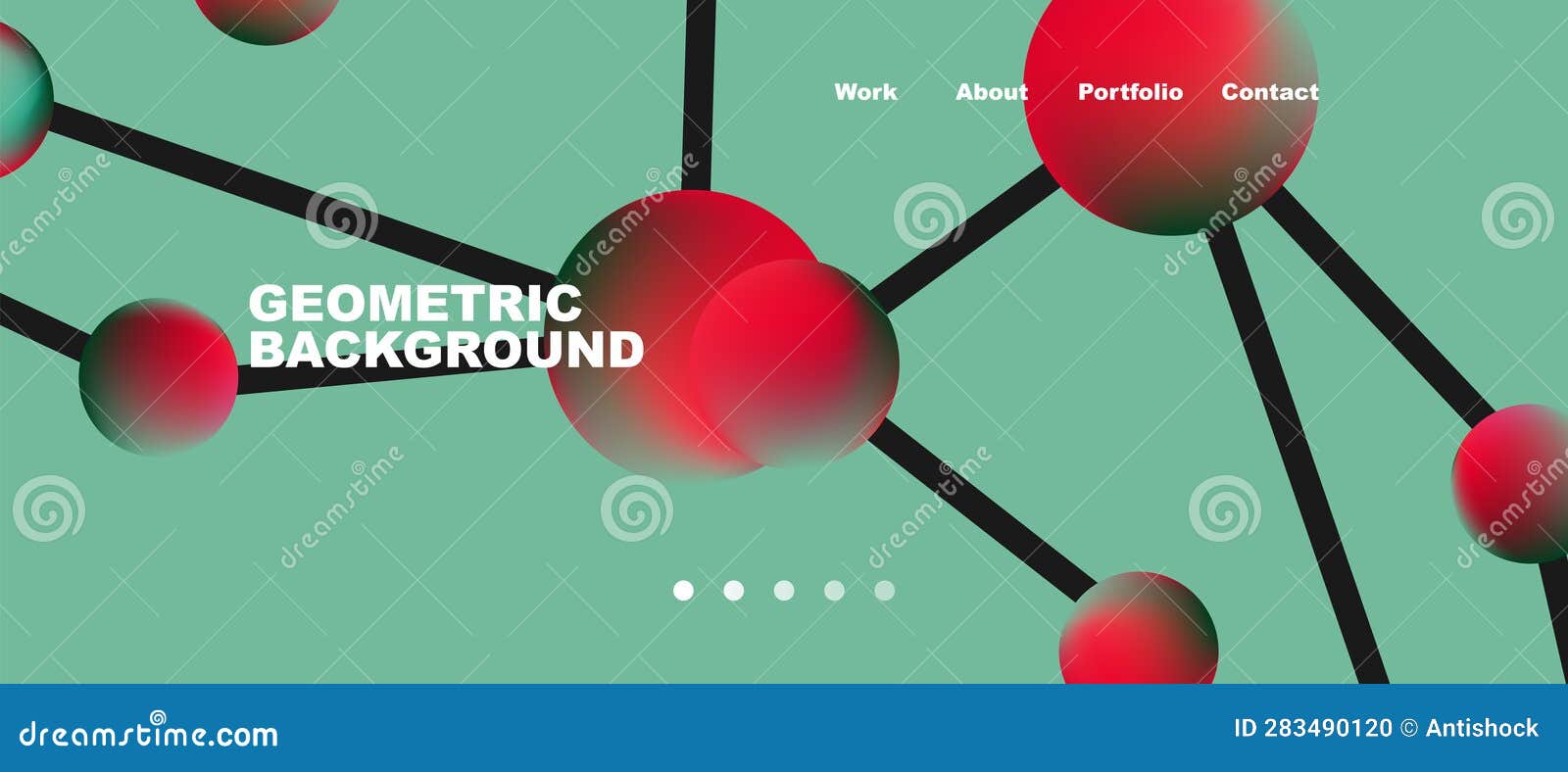 Vector Geometric Abstract Background Design Stock Vector - Illustration ...