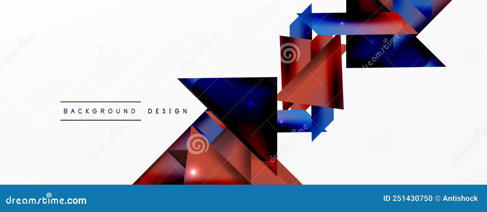 Vector Geometric Abstract Background Design Stock Vector - Illustration ...