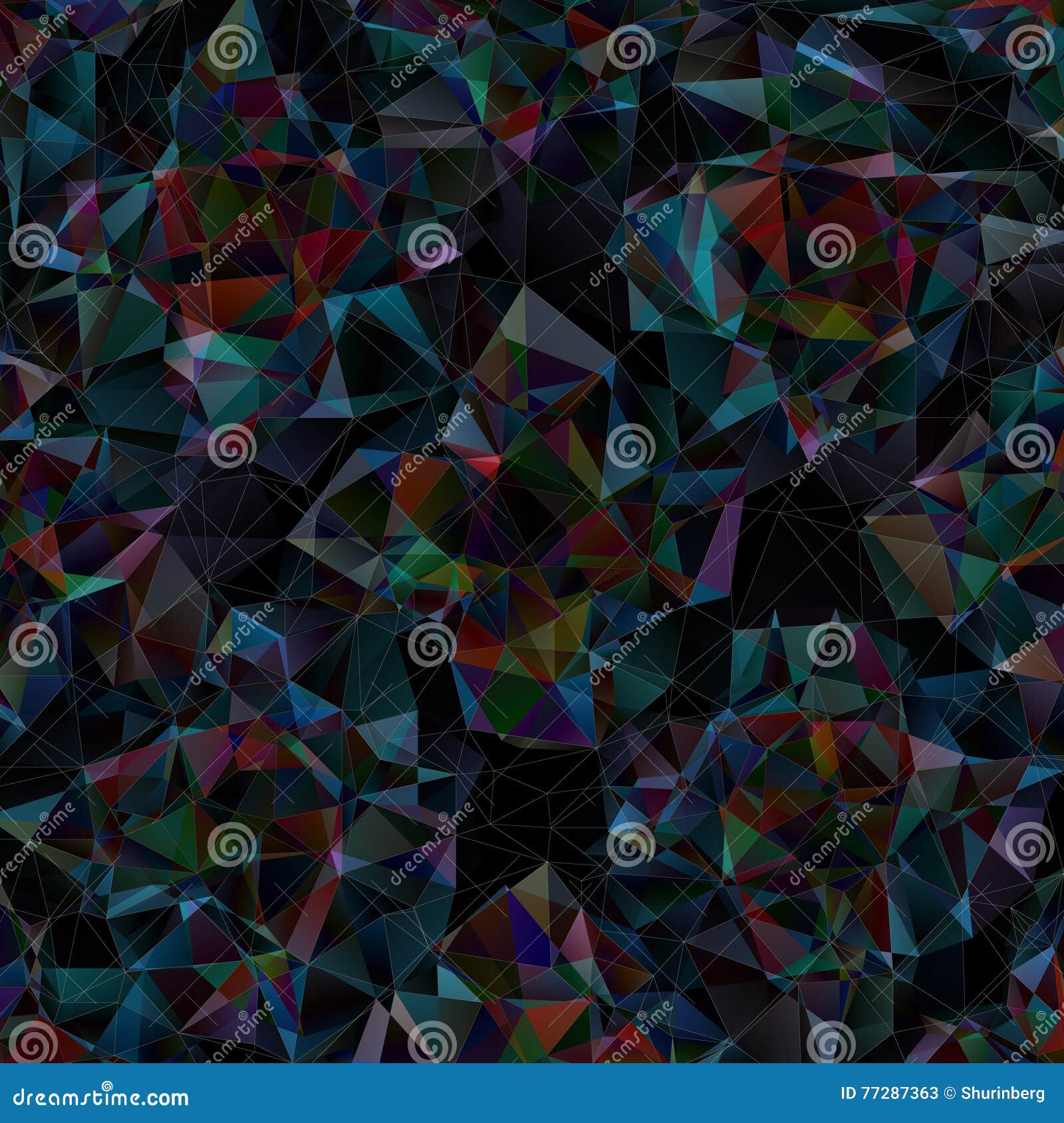 Vector Geometric Background Tile Triangle Vector Wallpaper Stock Vector ...