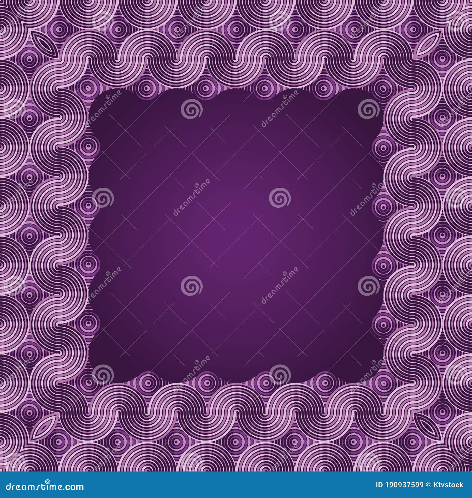 Vector Geometric Border with Distortion Effect. Stock Vector ...