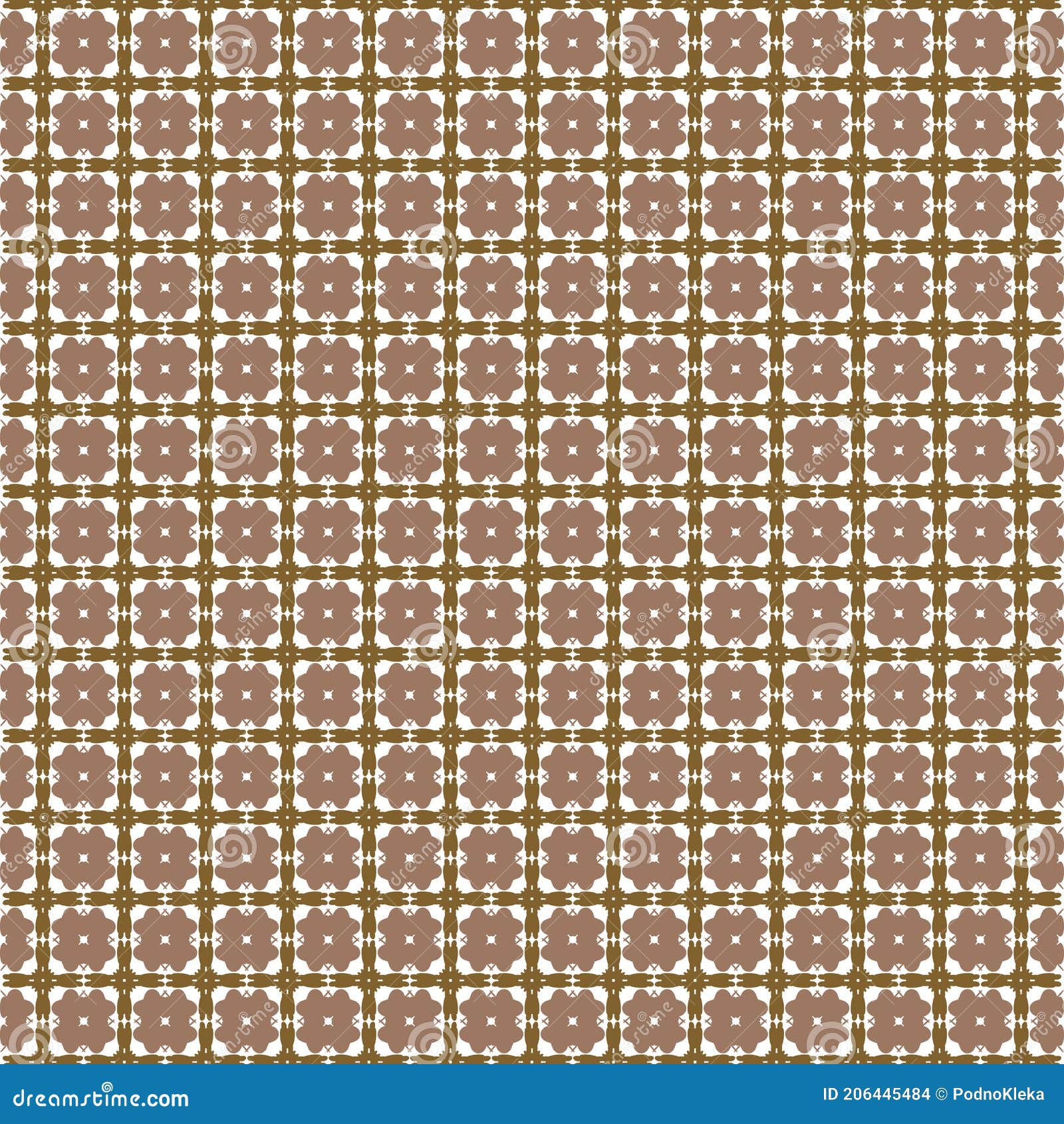 Vector Geometric Brown Fence Grid Seamless Texture.Digital Pattern ...