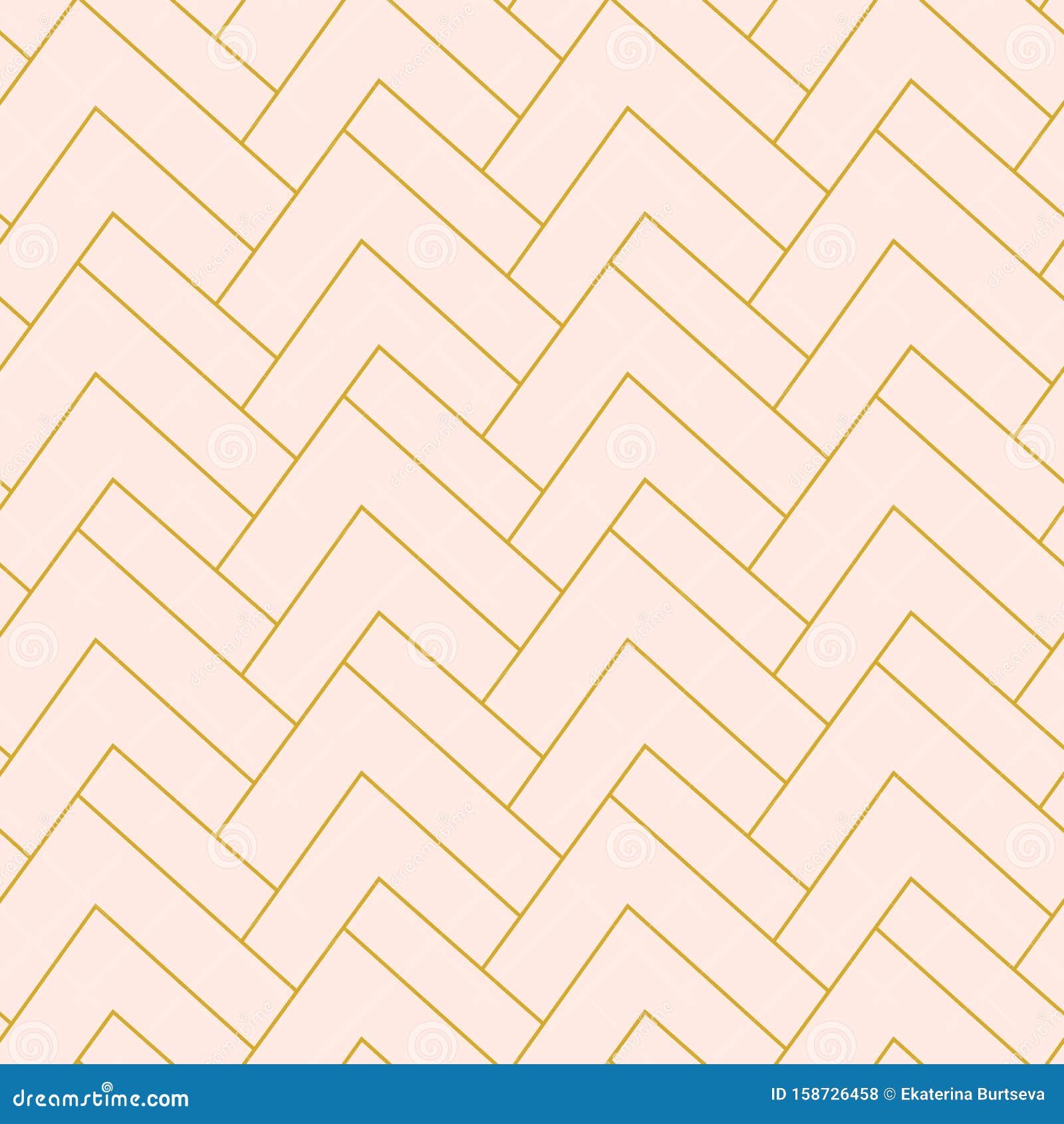 Vector Geometric Elegant Seamless Pattern, Gold and Pale Pink Minimal ...