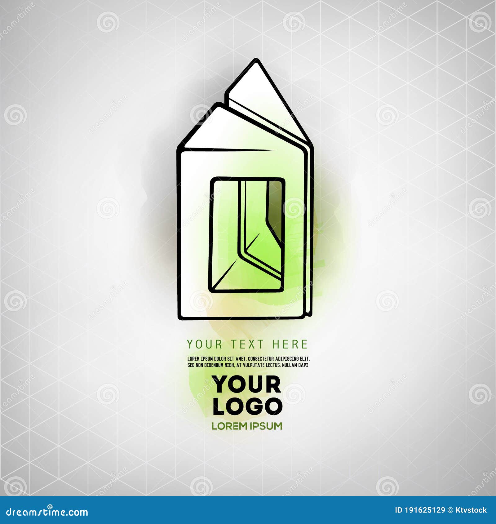 Vector Geometric Figure Prism Logo Design Stock Vector - Illustration ...