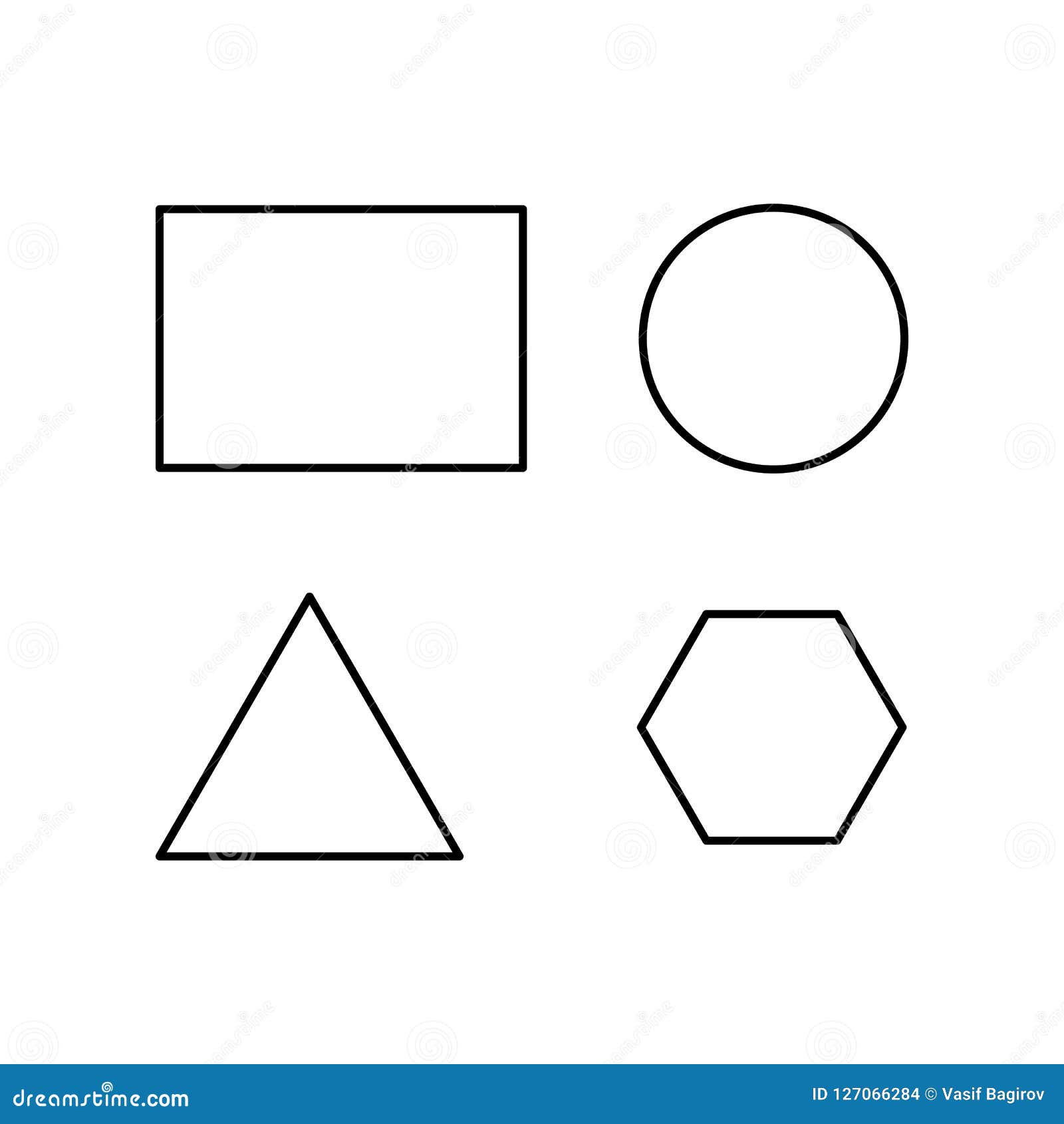 Equilateral Triangle Outline