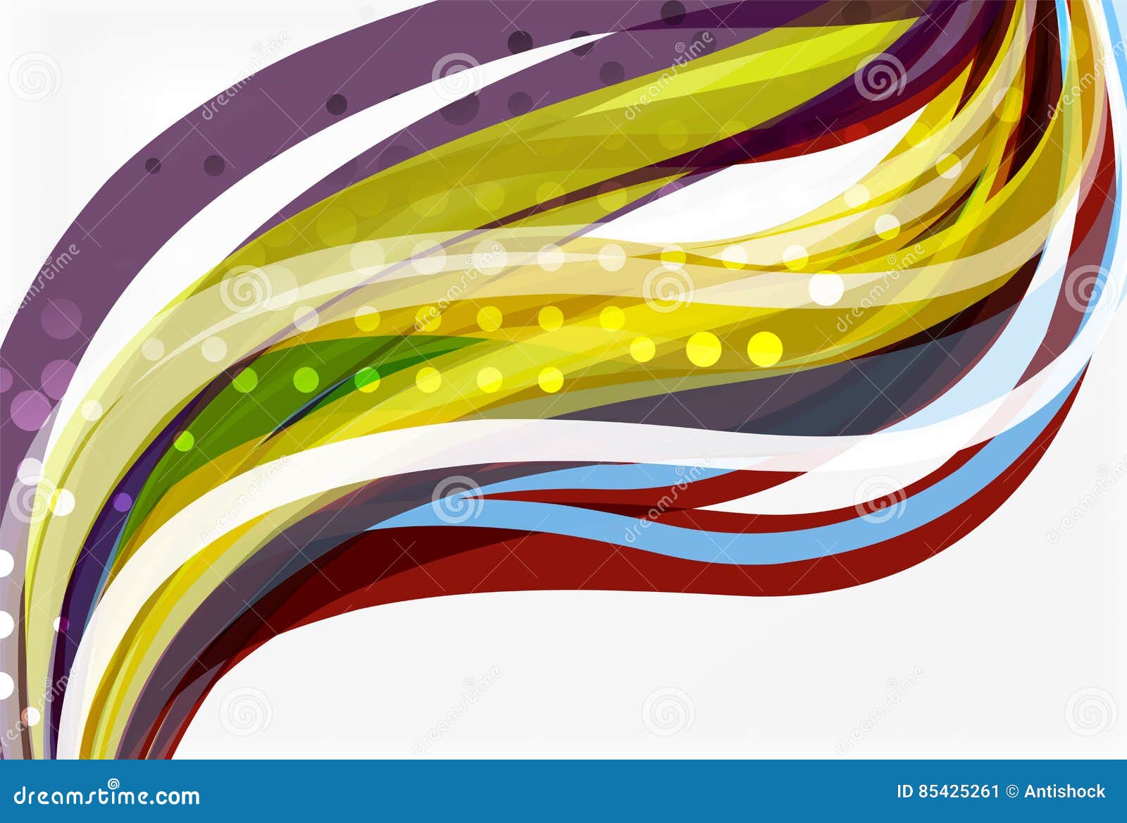 Vector Geometric Flowing Lines Abstract Background Stock Vector ...