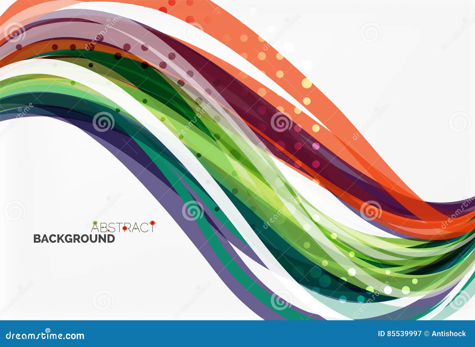 Vector Geometric Flowing Lines Abstract Background Stock Vector ...