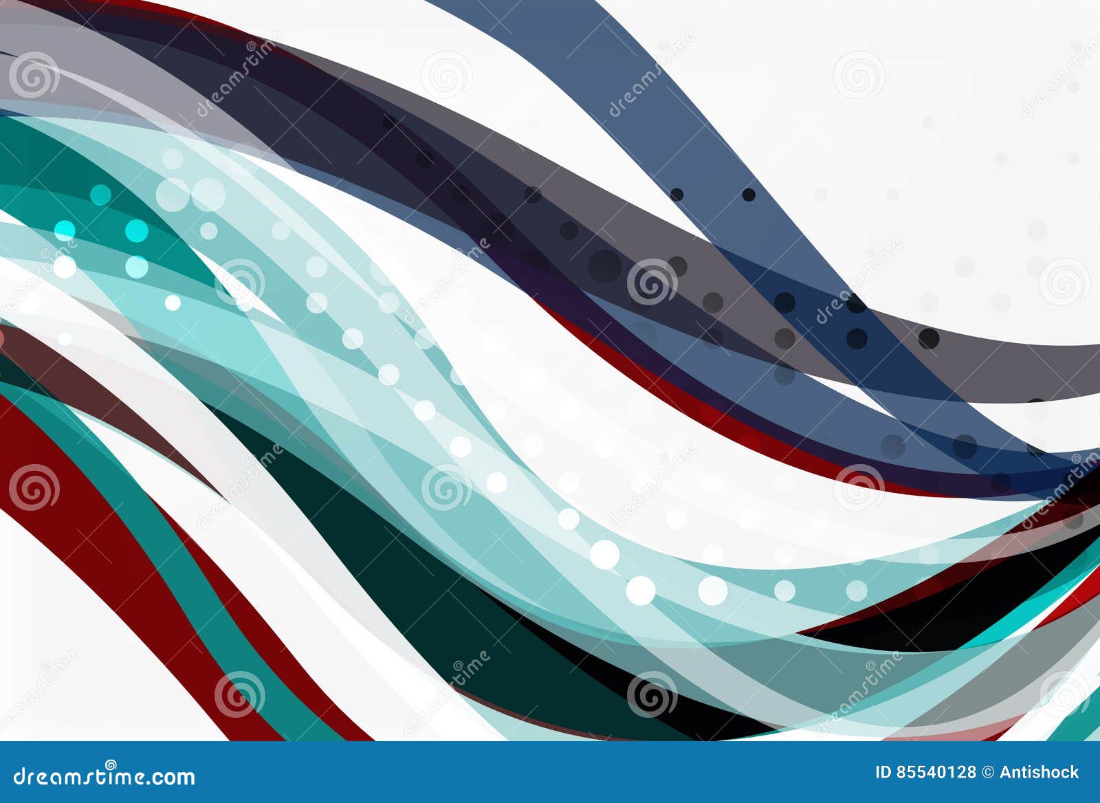 Vector Geometric Flowing Lines Abstract Background Stock Vector ...