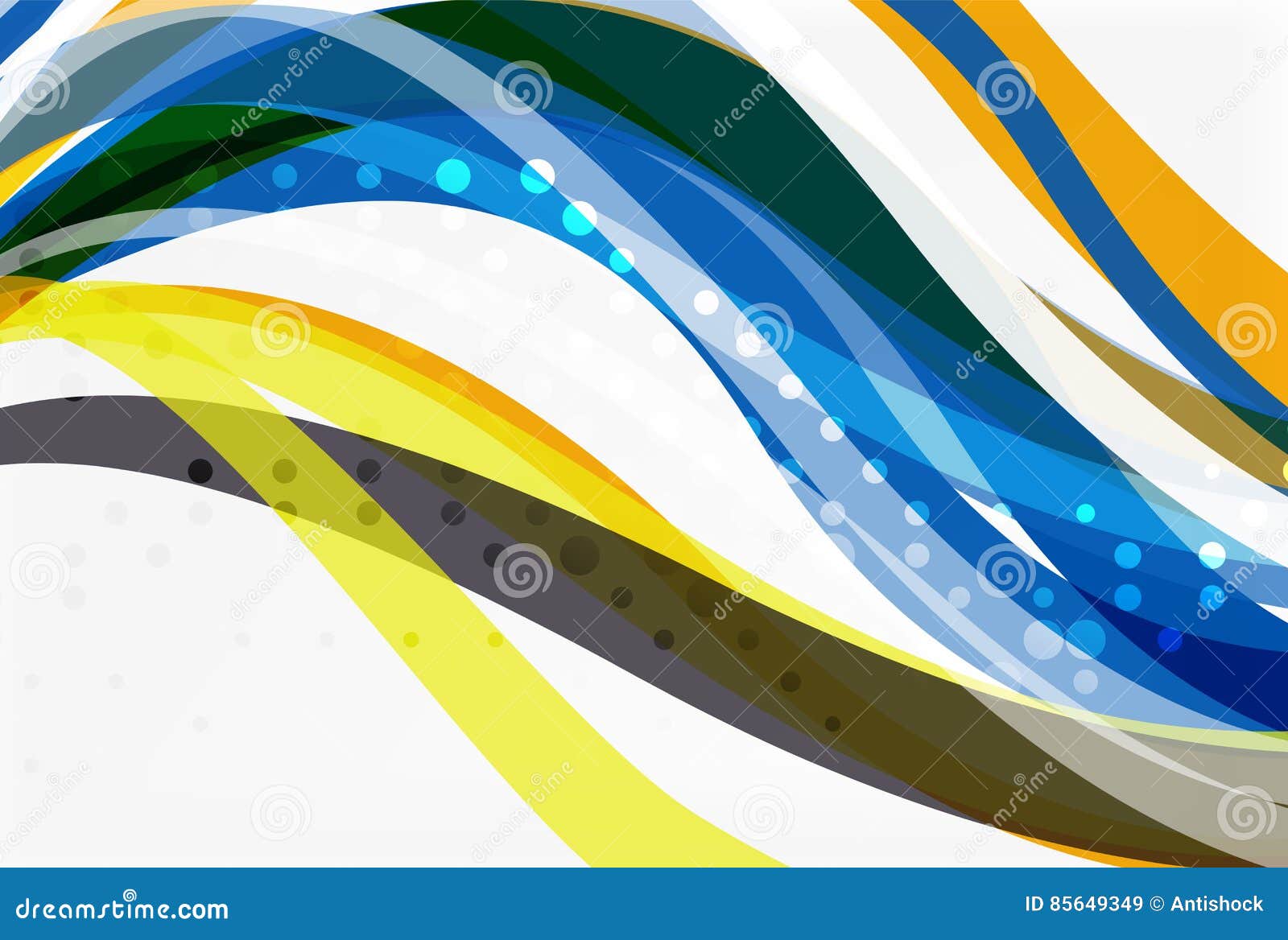 Vector Geometric Flowing Lines Abstract Background Stock Vector ...