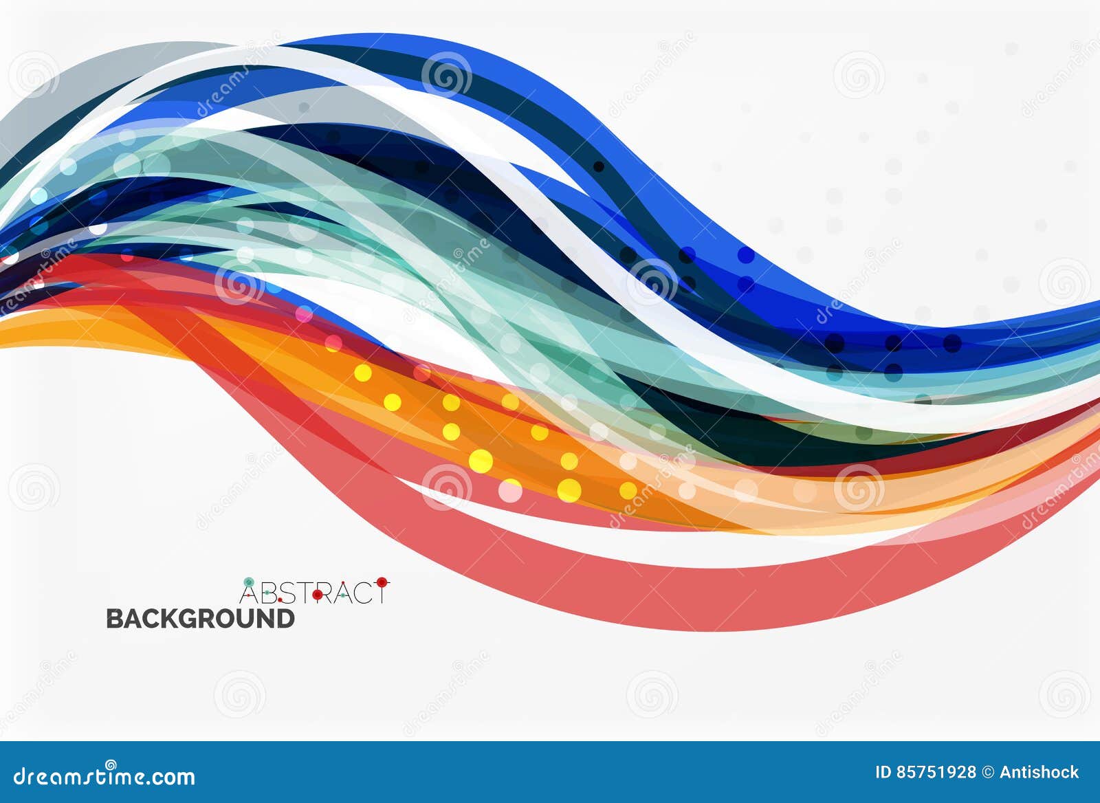 Vector Geometric Flowing Lines Abstract Background Stock Vector ...
