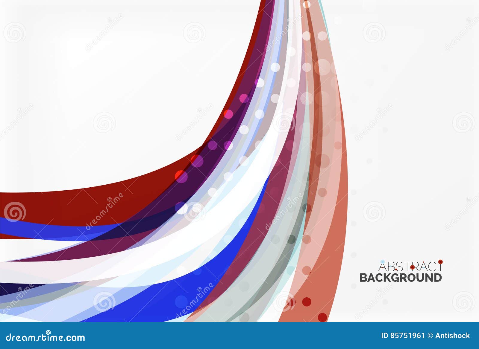 Vector Geometric Flowing Lines Abstract Background Stock Vector ...