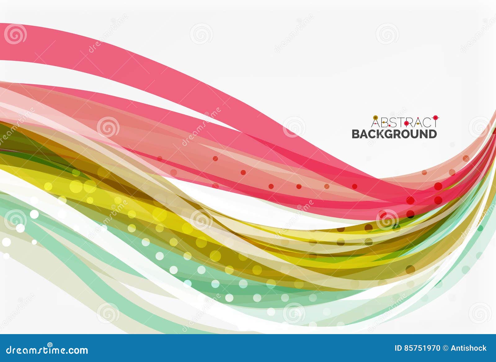 Vector Geometric Flowing Lines Abstract Background Stock Vector ...