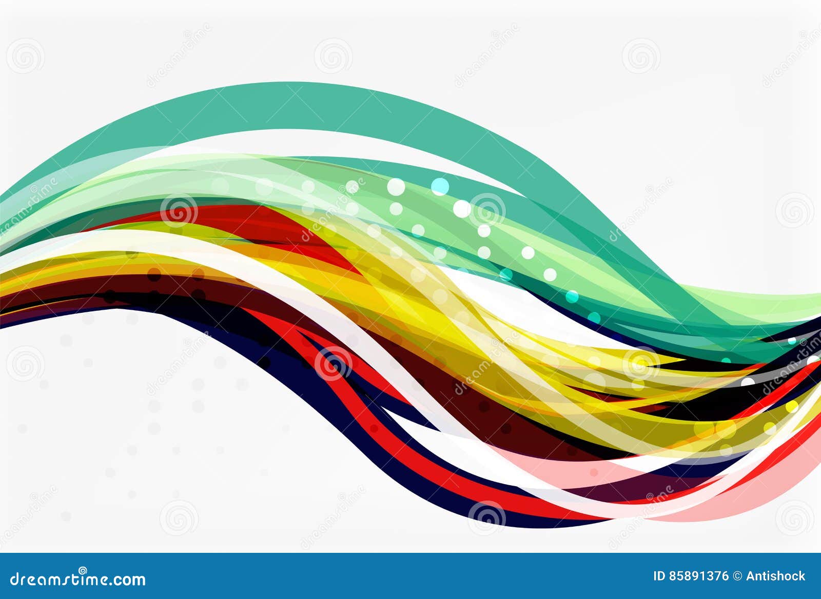 Vector Geometric Flowing Lines Abstract Background Stock Vector ...
