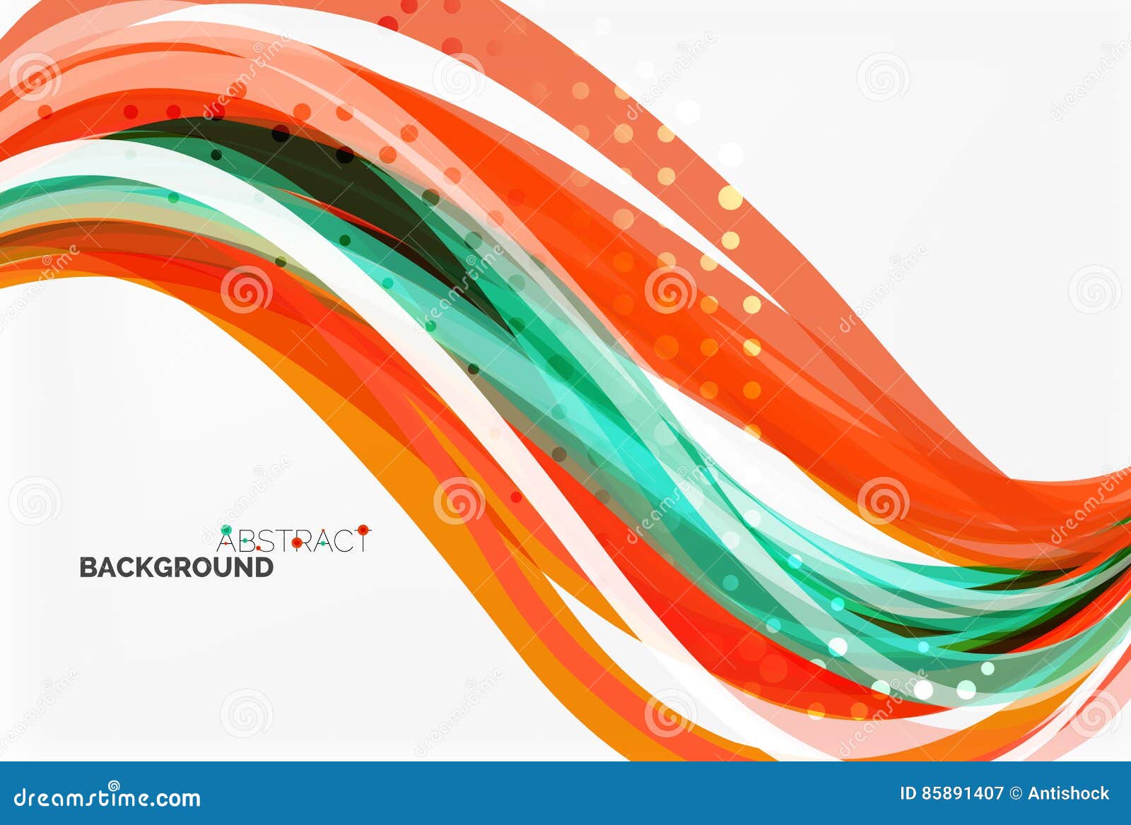 Vector Geometric Flowing Lines Abstract Background Stock Vector ...