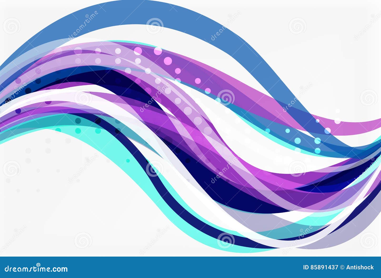 Vector Geometric Flowing Lines Abstract Background Stock Vector ...