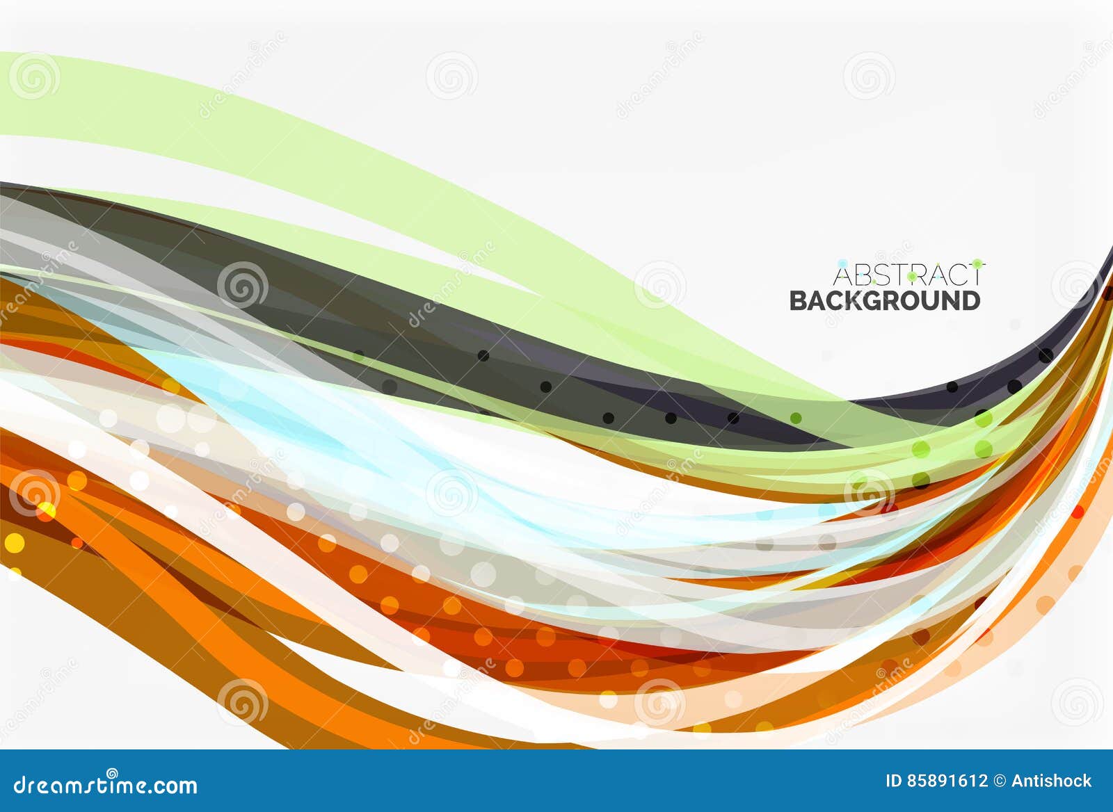 Vector Geometric Flowing Lines Abstract Background Stock Vector ...