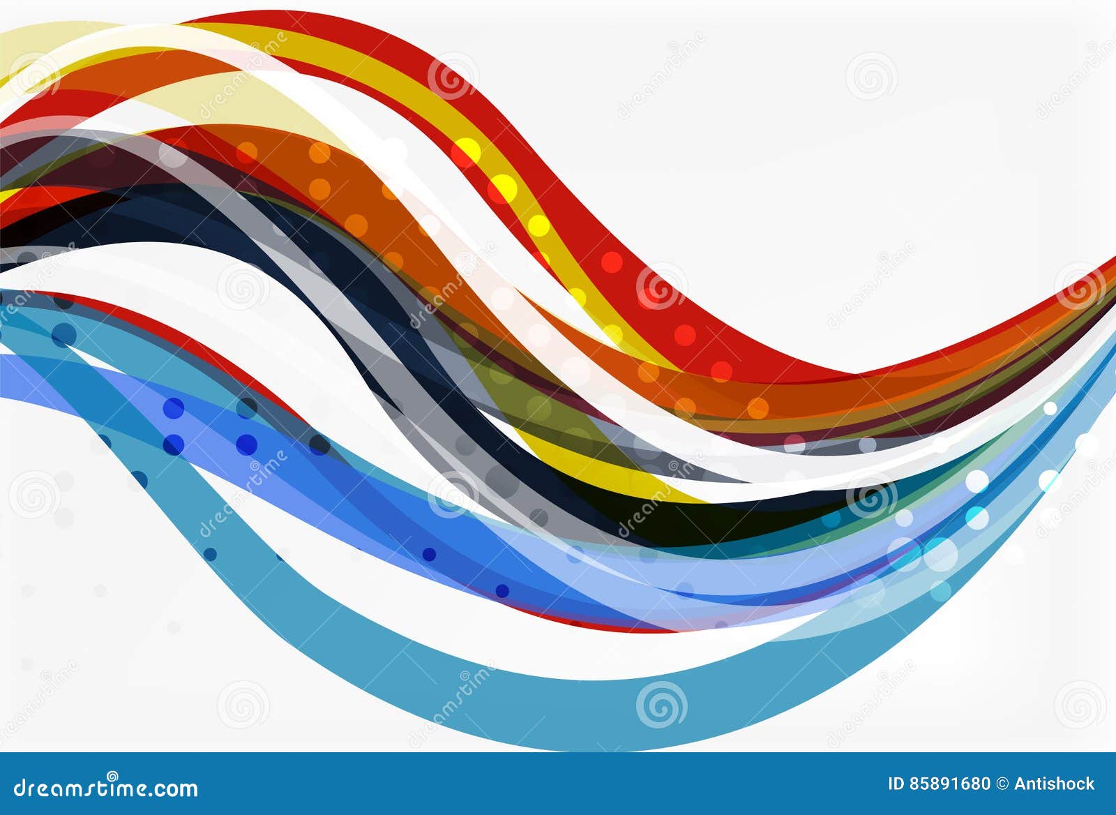 Vector Geometric Flowing Lines Abstract Background Stock Vector ...