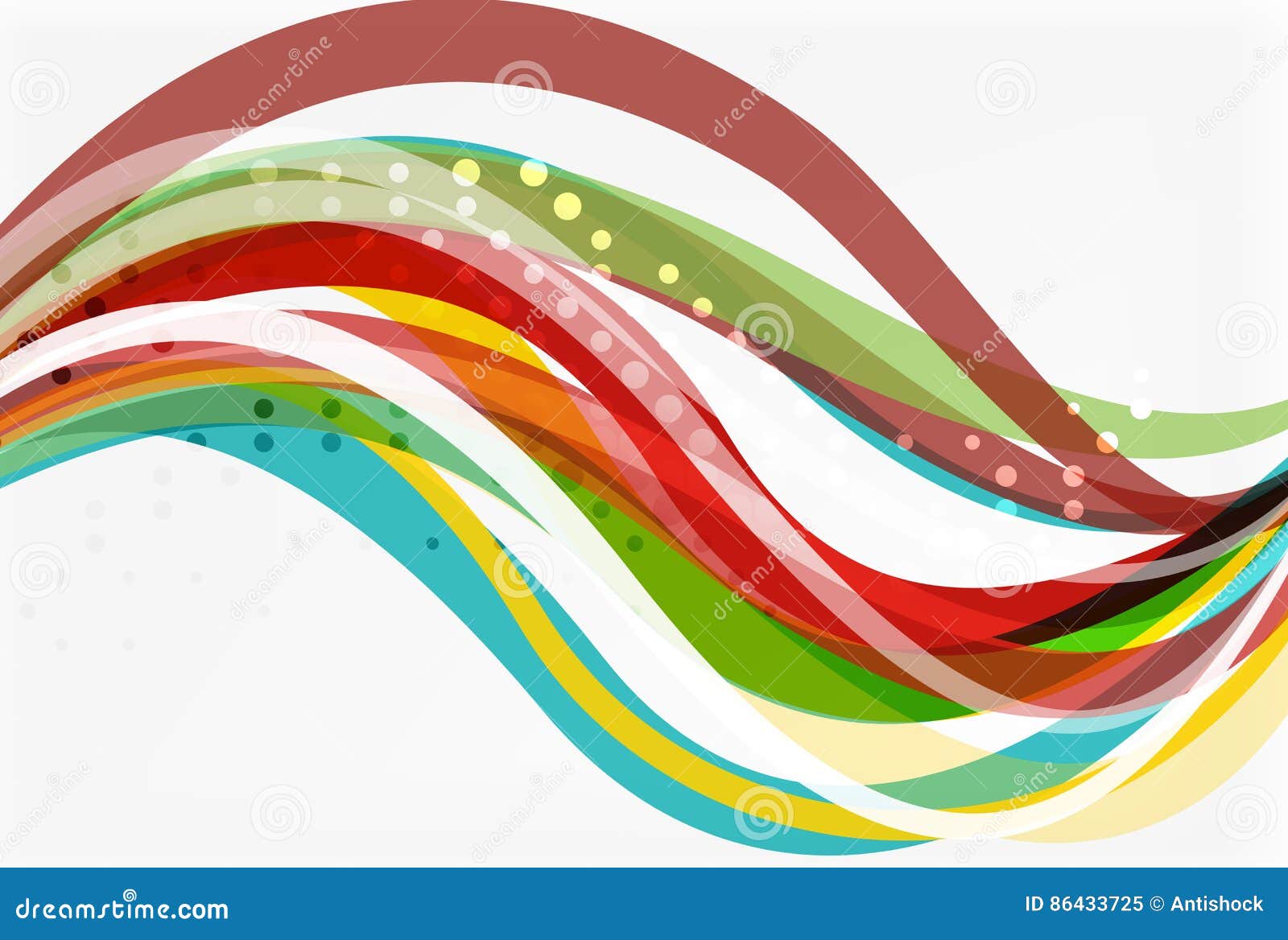 Vector Geometric Flowing Lines Abstract Background Stock Illustration ...