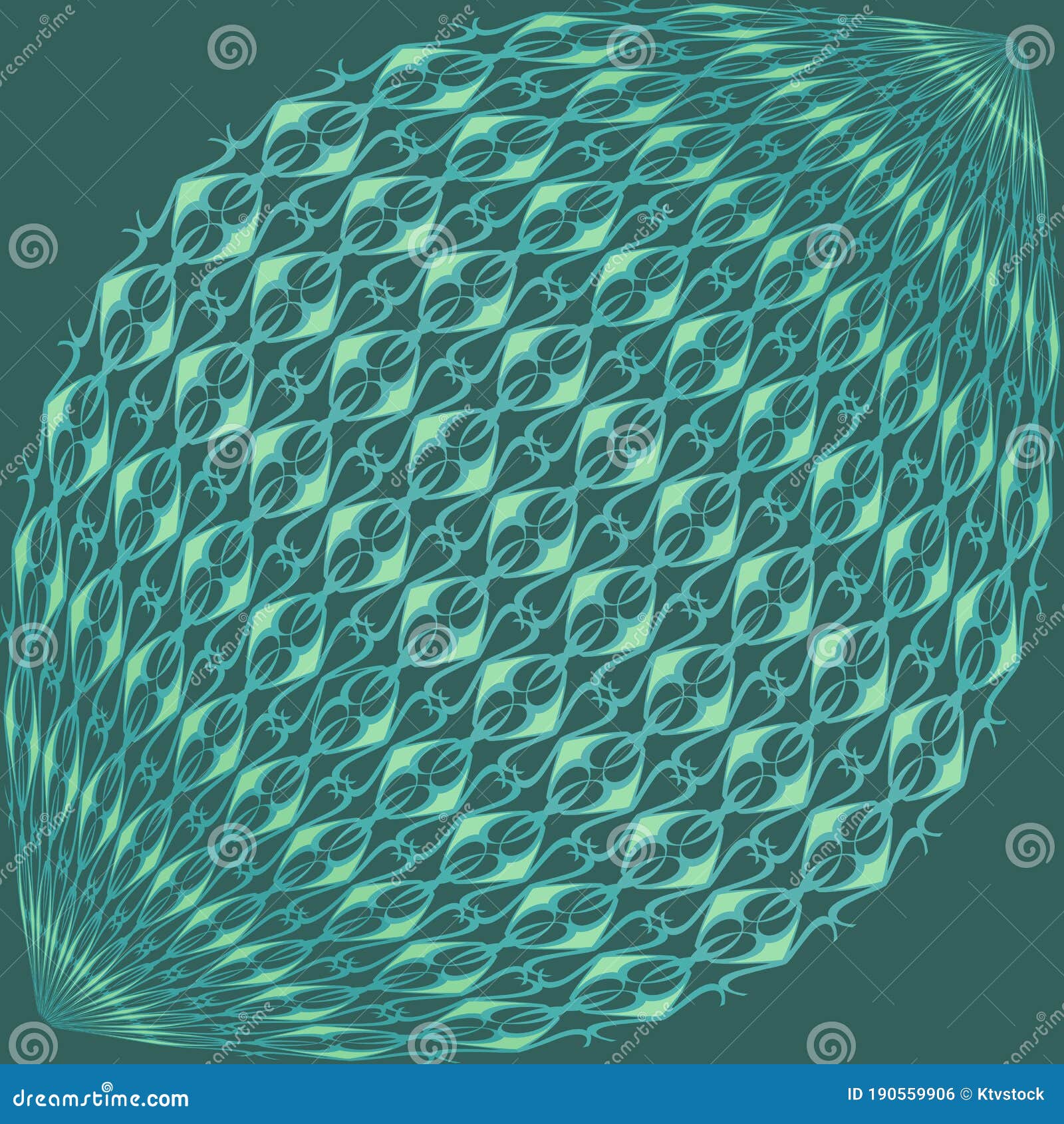 Vector Geometric Form with Distorted Elements Stock Vector ...