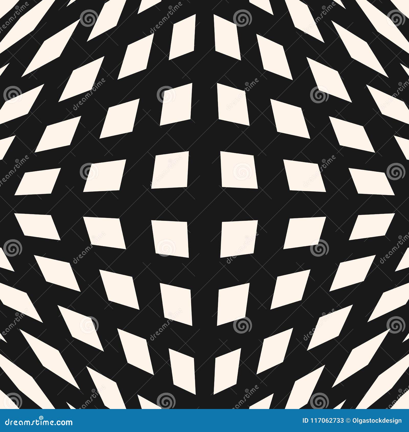 Vector Geometric Grid Pattern. Seamless Texture with 3D Optical ...