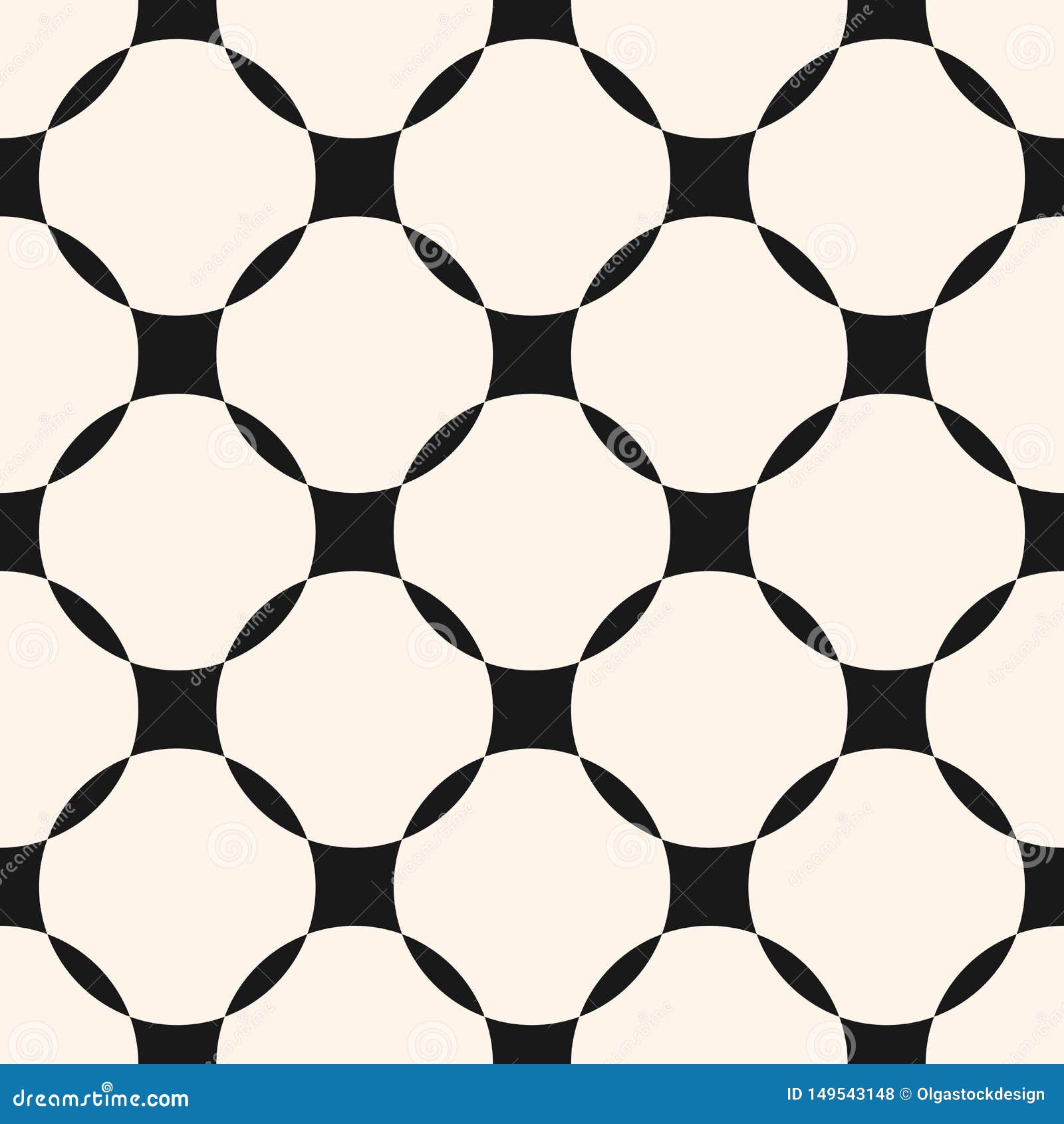 Vector Geometric Grid Seamless Pattern, Diagonal Square Mesh, Rounded ...