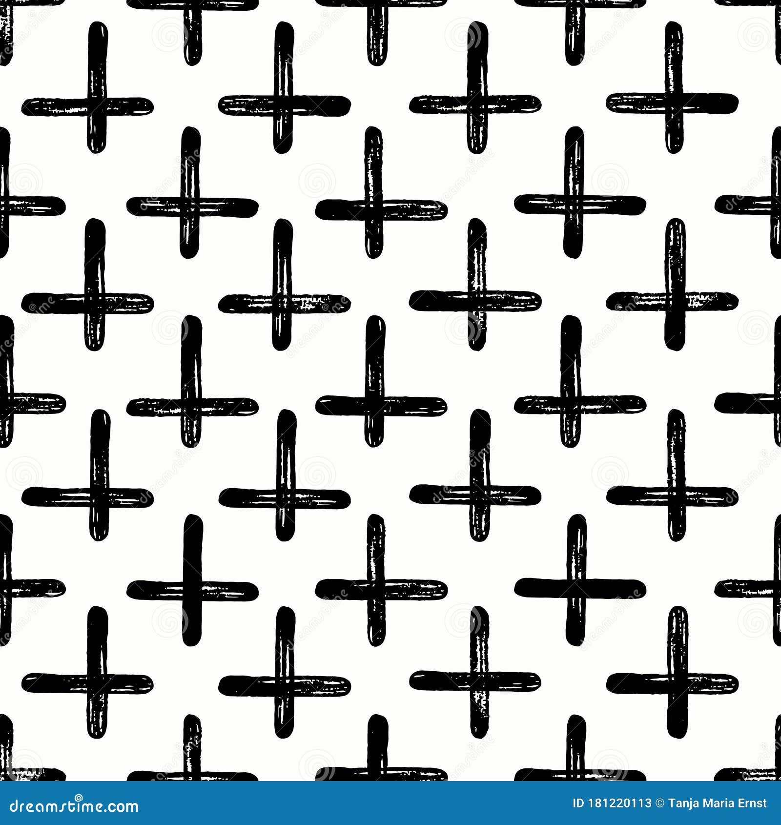 Vector Geometric Grunge Cross Pattern. Stock Vector - Illustration of ...