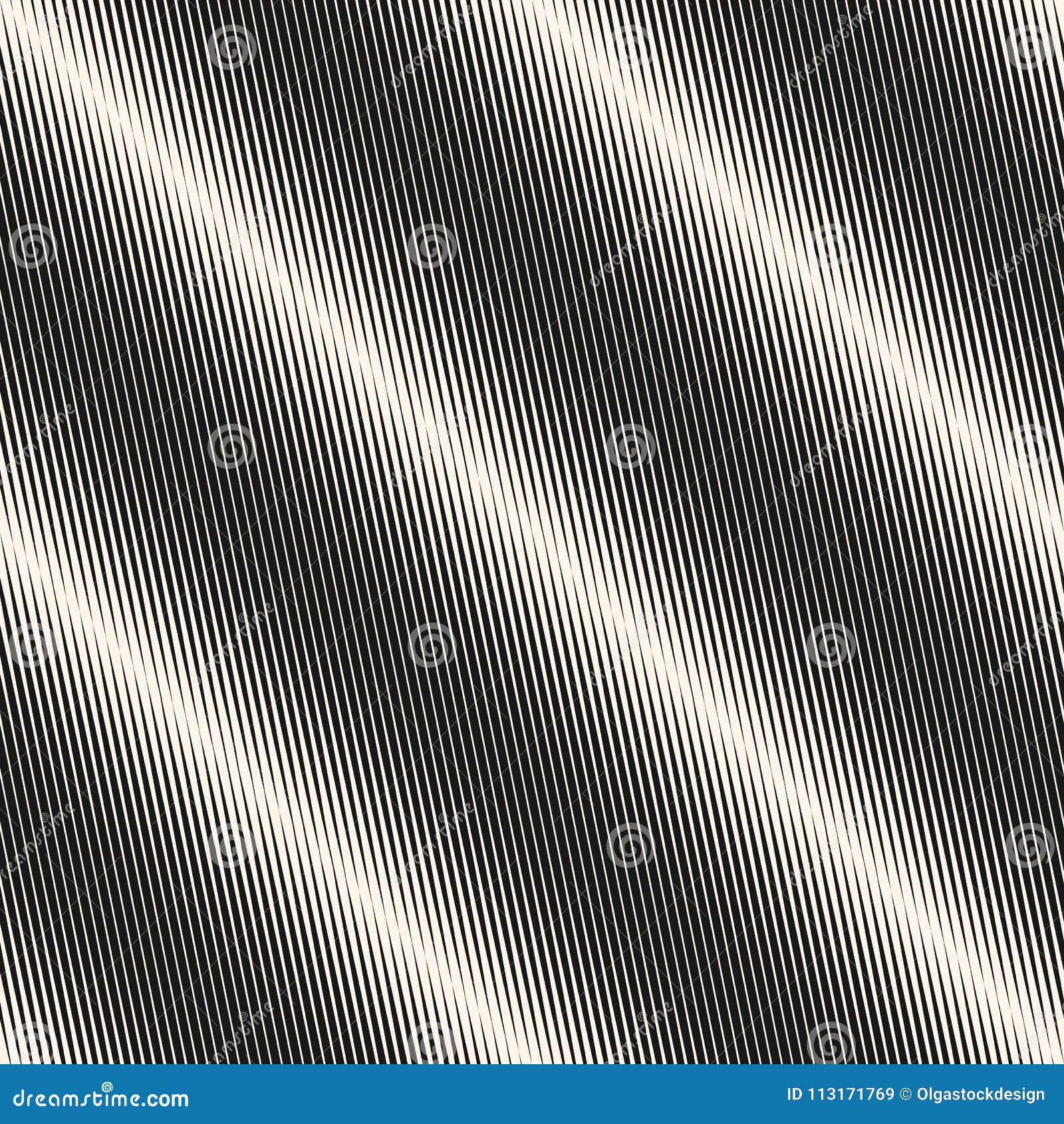 Geometric Halftone Stripes Seamless Pattern. Repeat Design Element ...