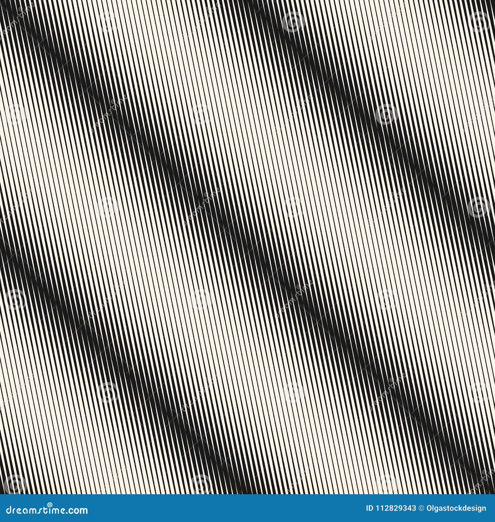 Vector Geometric Halftone Stripes Seamless Pattern. Diagonal Parallel ...
