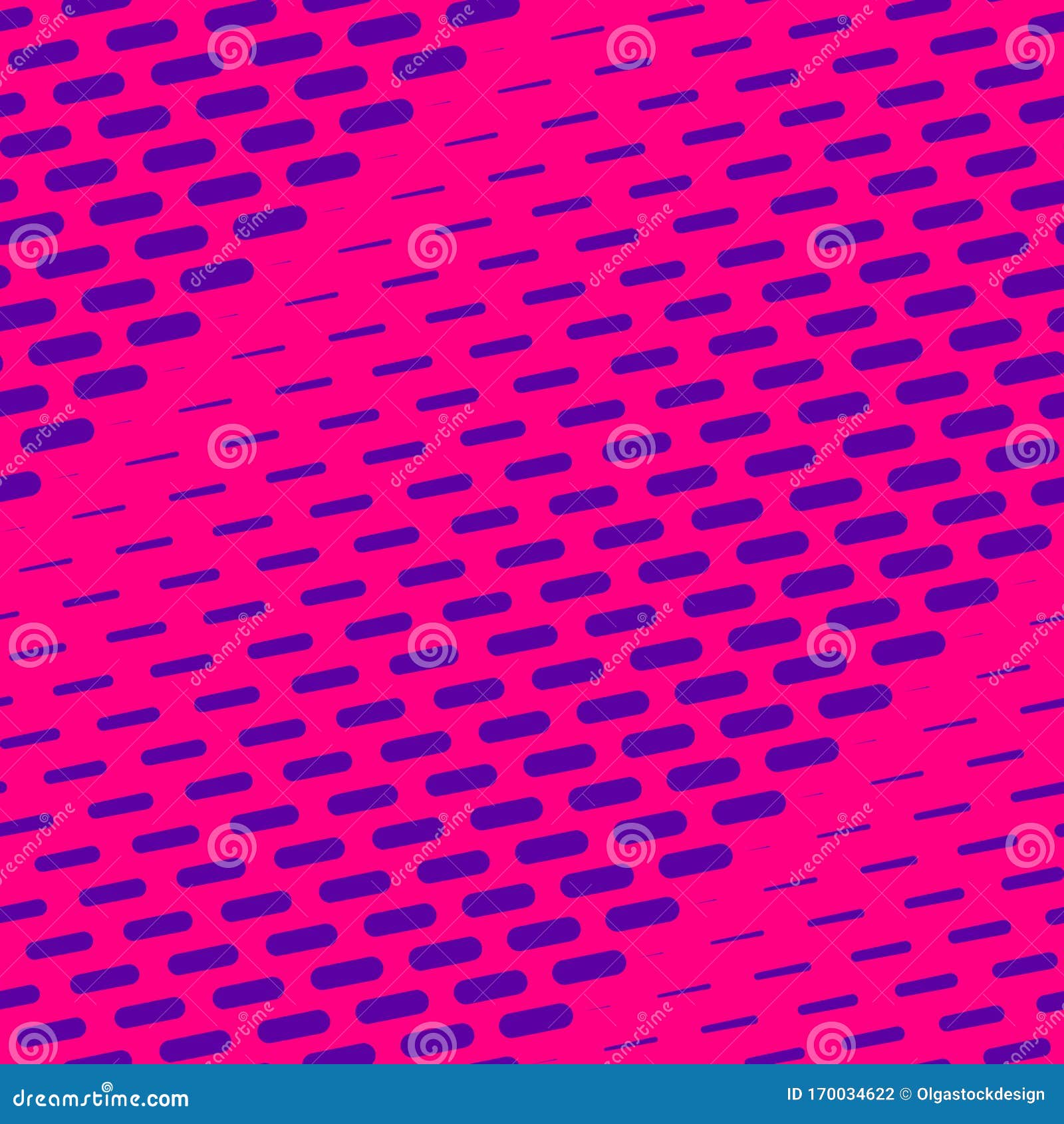 Vector Geometric Halftone Seamless Pattern with Dash Lines, Fading ...