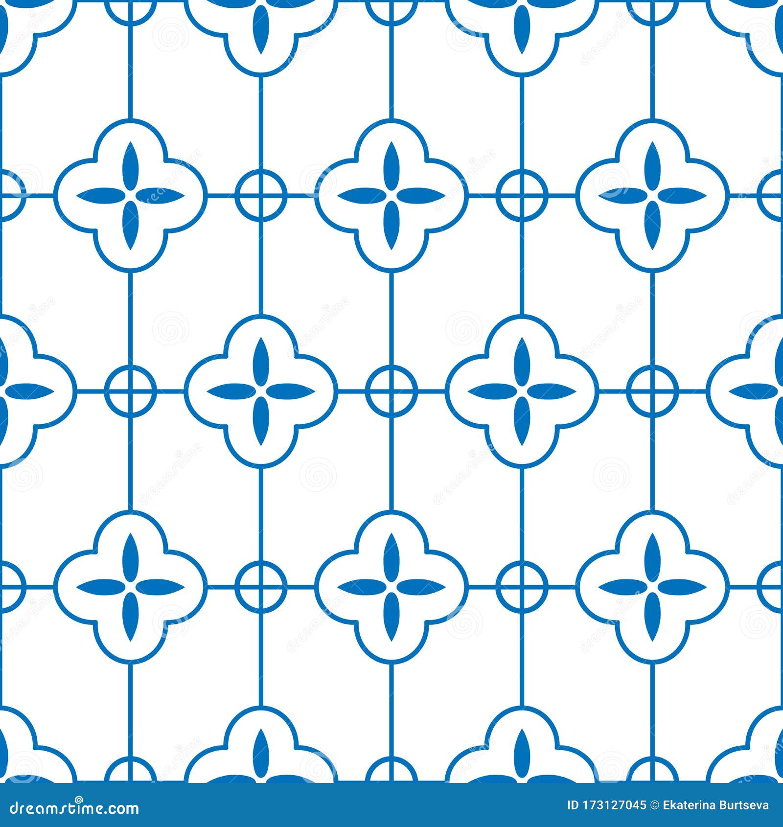 Vector Geometric Islamic Seamless Pattern Stock Vector - Illustration ...