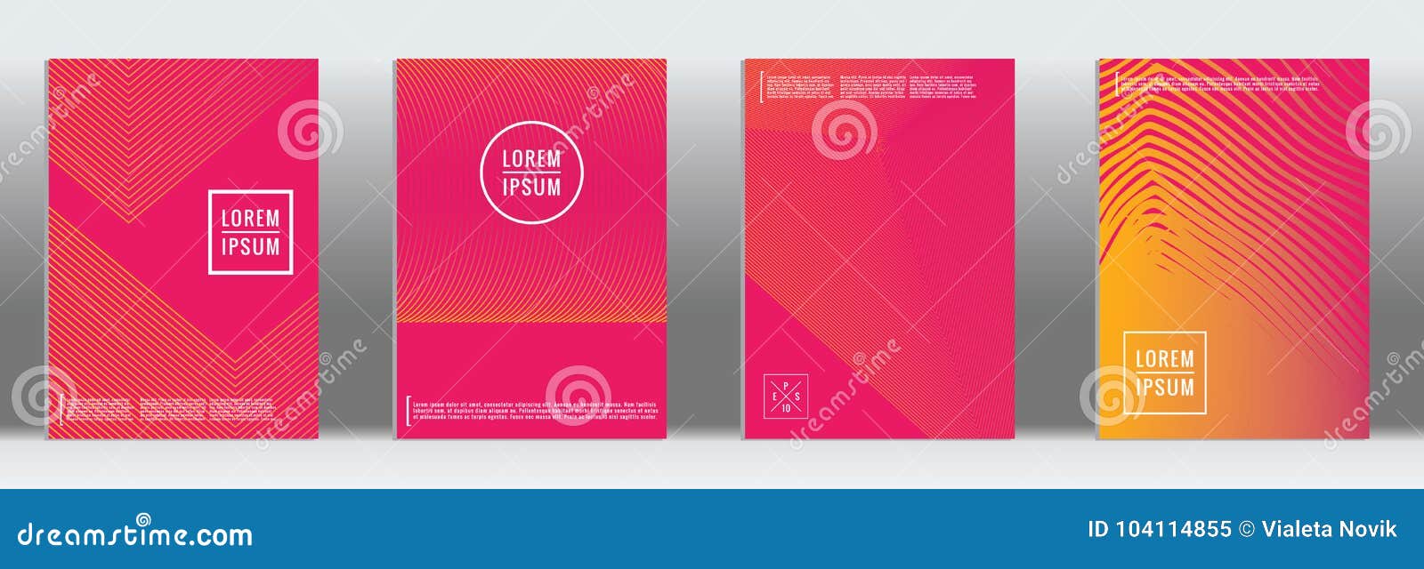 Vector Geometric Line Pattern for Poster Design. Stock Image - Image of ...