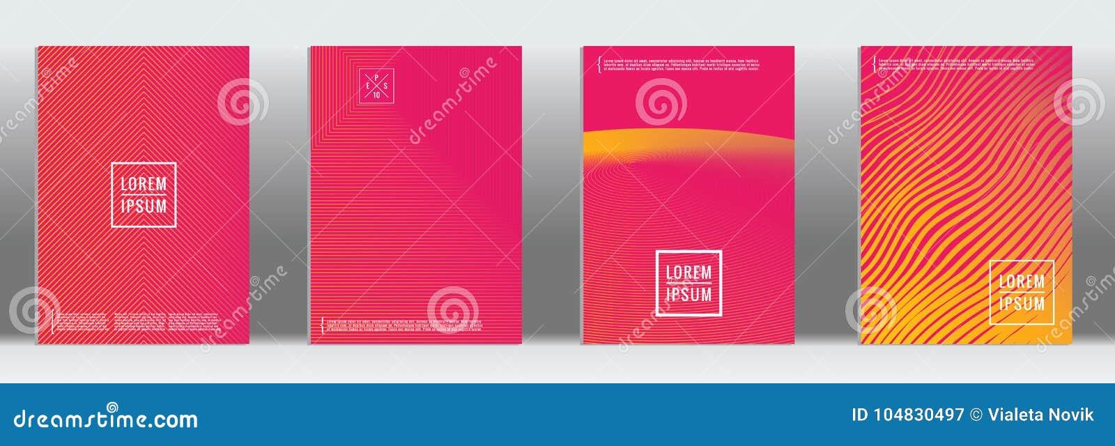 Vector Geometric Line Pattern for Poster Design. Stock Vector ...