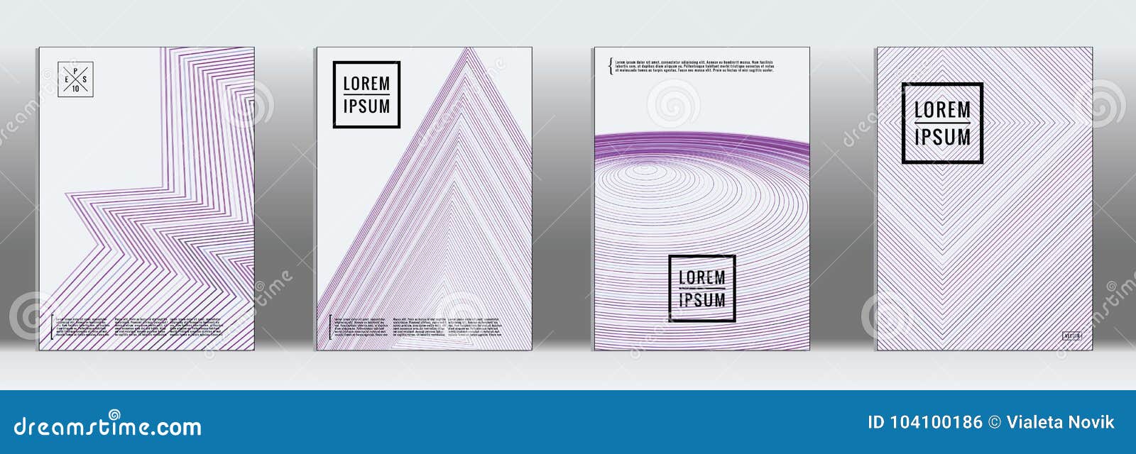 Vector Geometric Line Pattern for Poster Design. Stock Vector ...