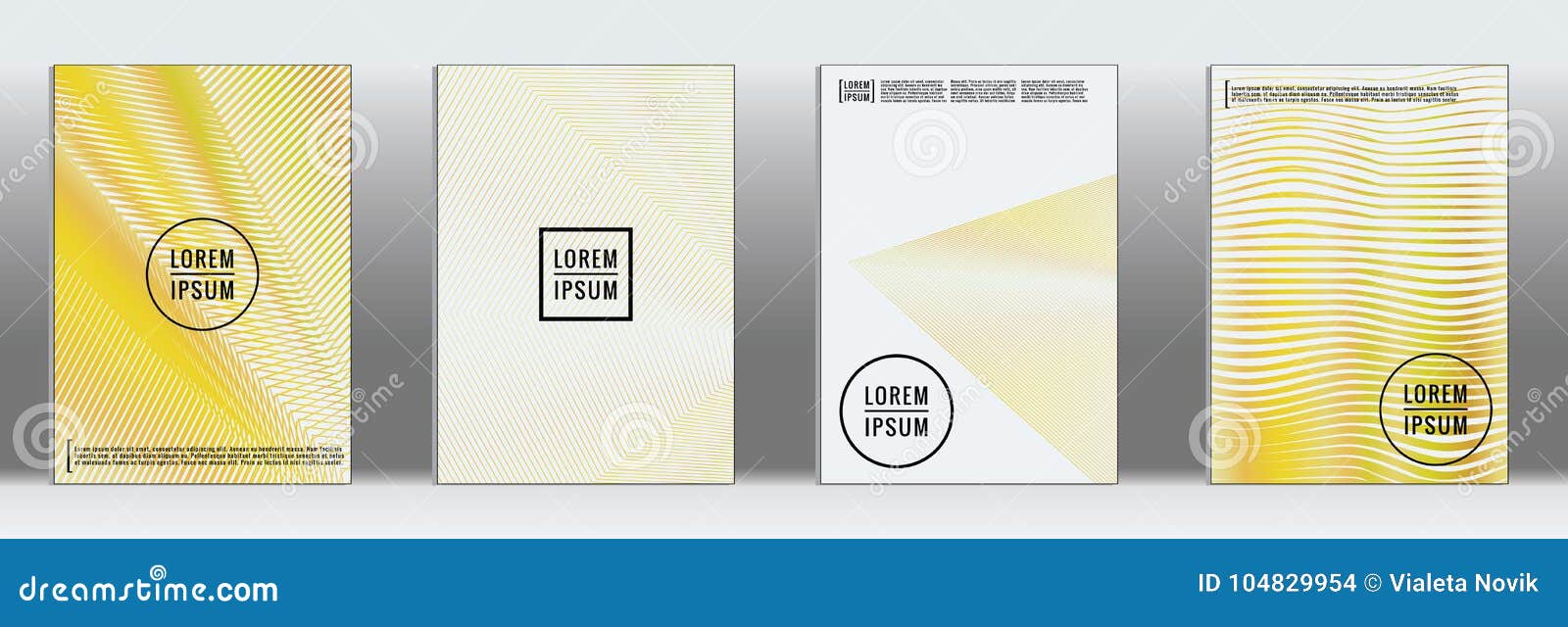 Vector Geometric Line Pattern for Poster Design. Stock Vector ...